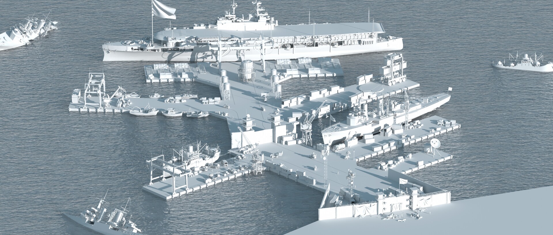 ArtStation - total harbour design