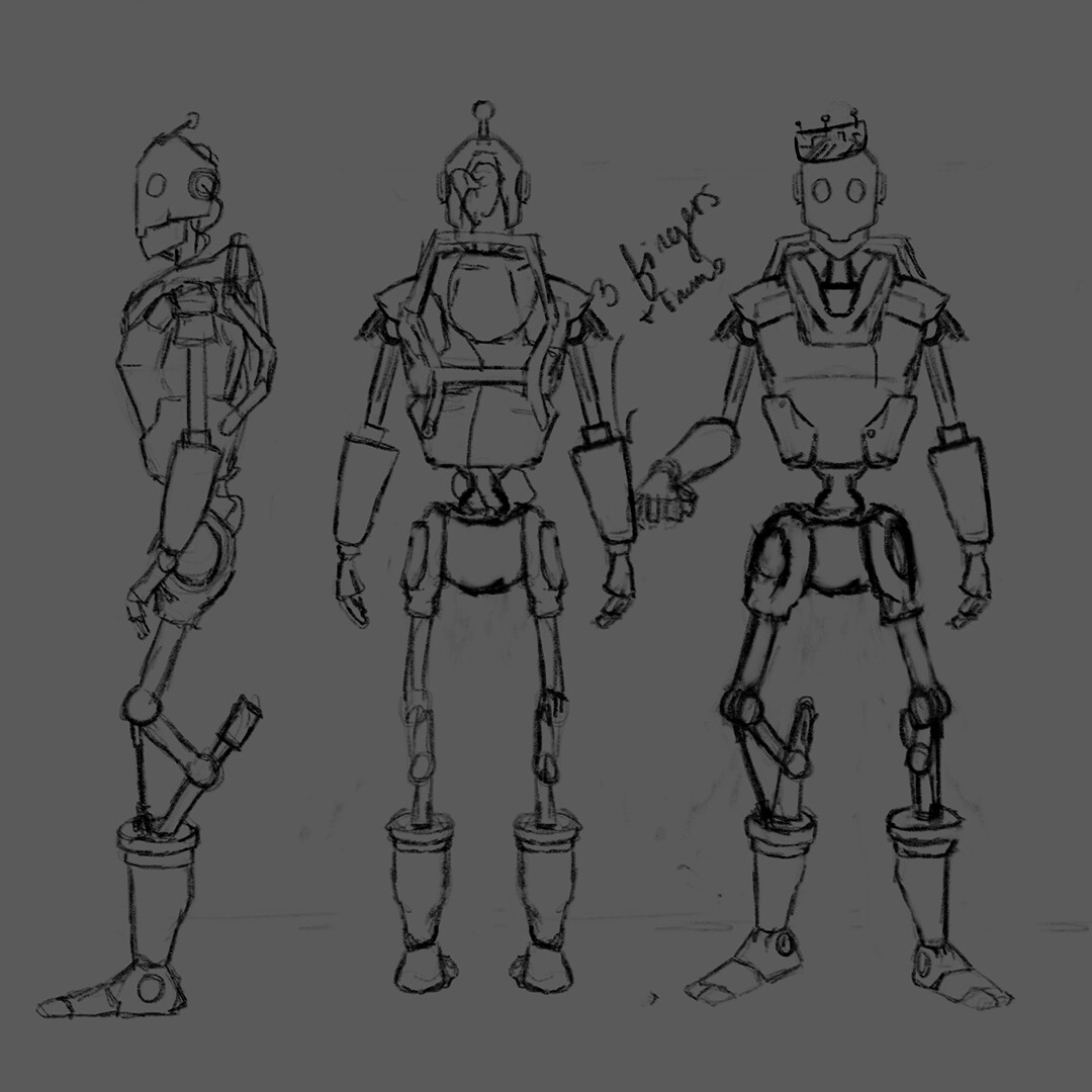 Samantha Seitz Portfolio - Robo King - Rig