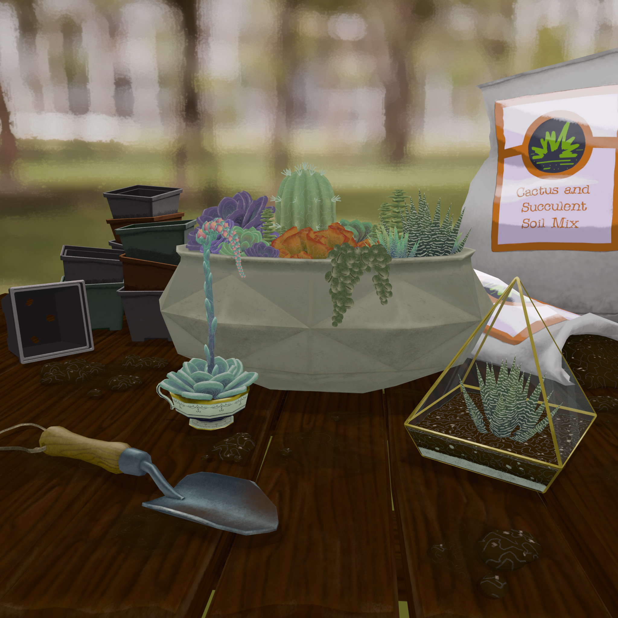 Alexandra Farnsworth - Succulent Garden