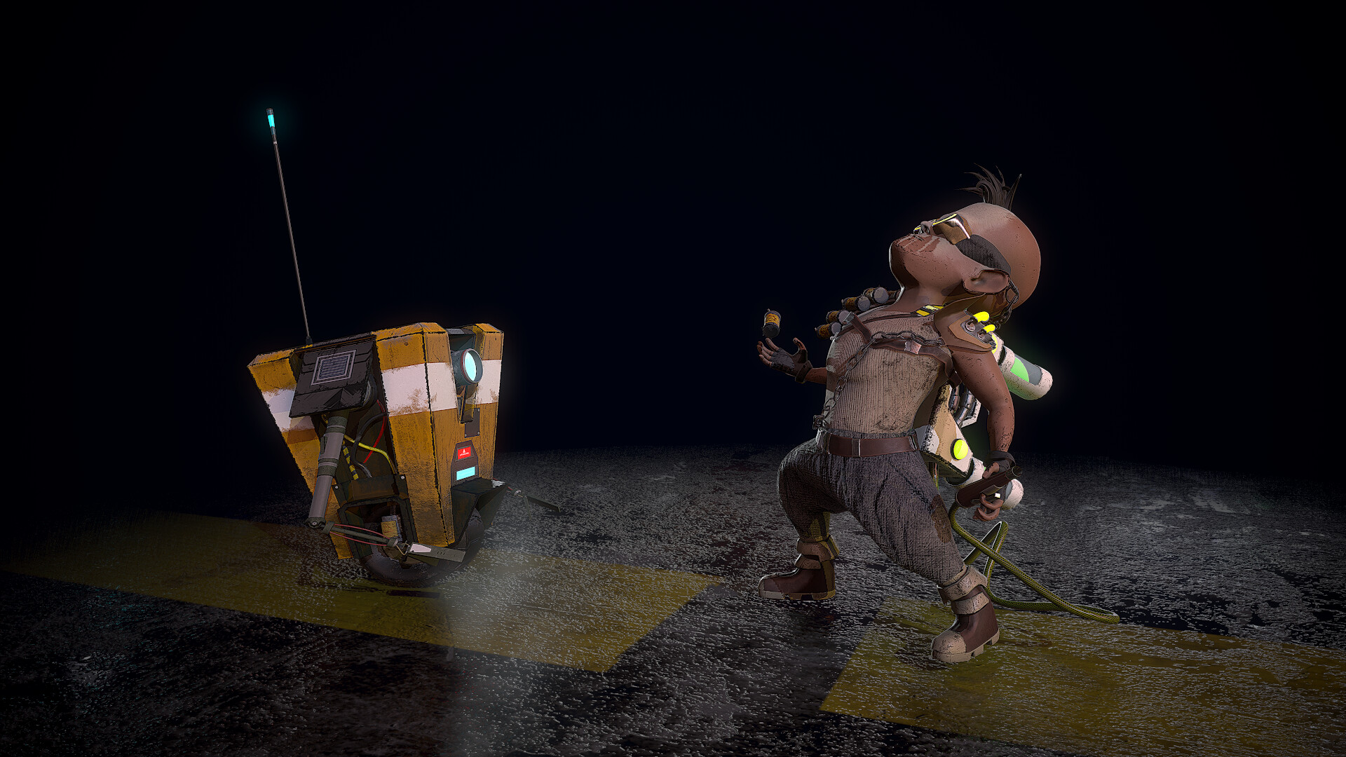 ArtStation - Borderlands - Tink and Claptrap