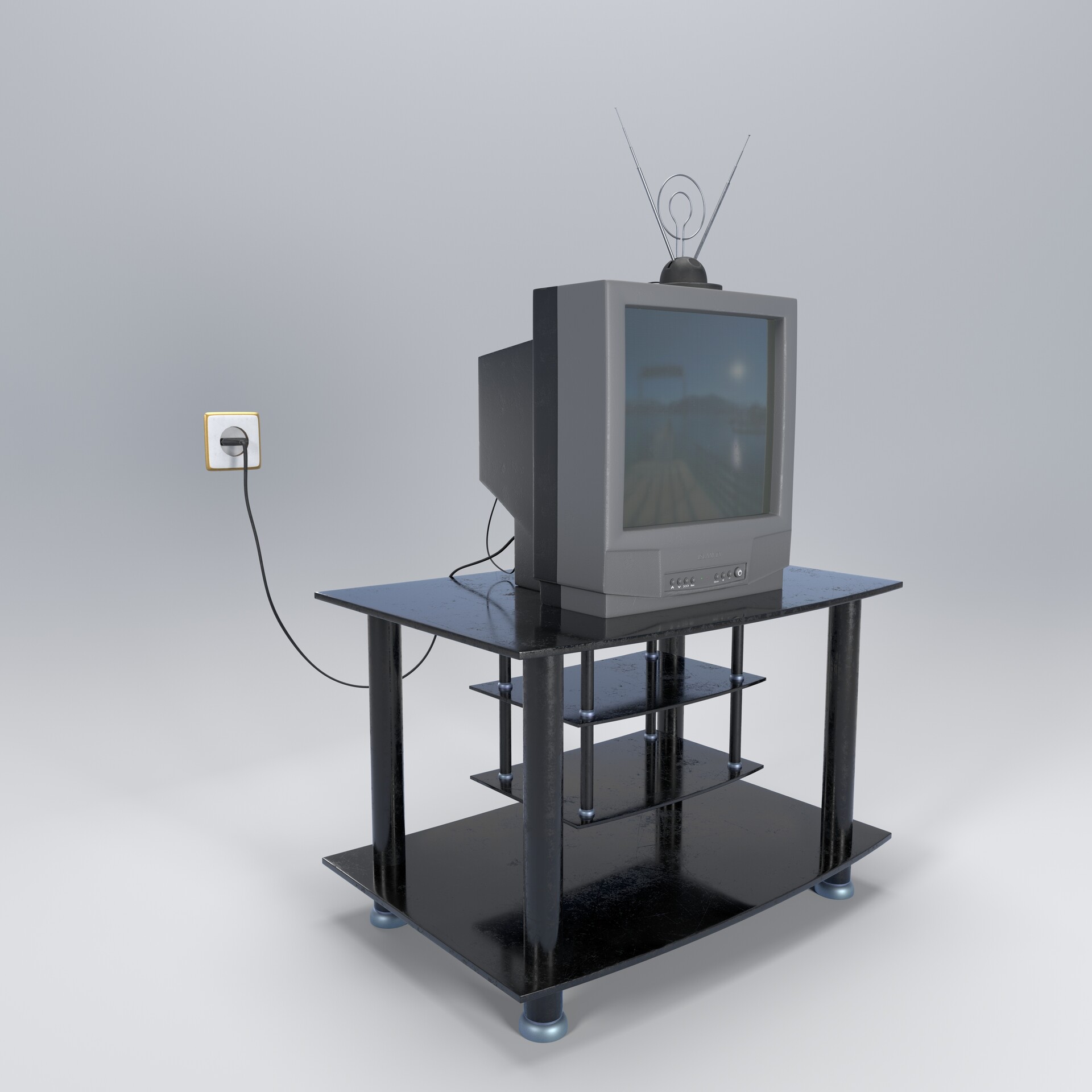 ArtStation - Tv 3d model for " Malik and Ejder " tv series