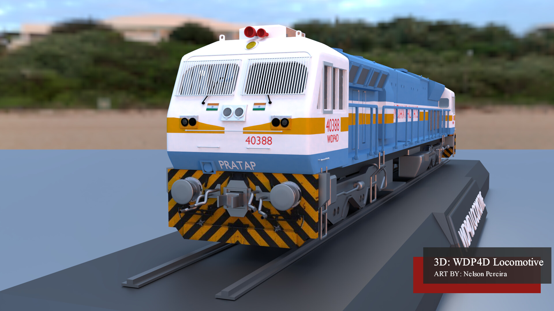 Nelson Pereira - WDP4D Locomotive [Indian Railways]