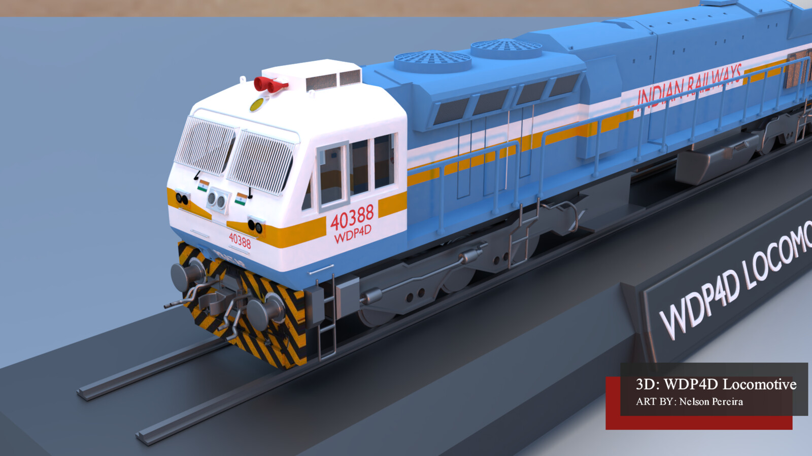 Nelson Pereira - WDP4D Locomotive [Indian Railways]