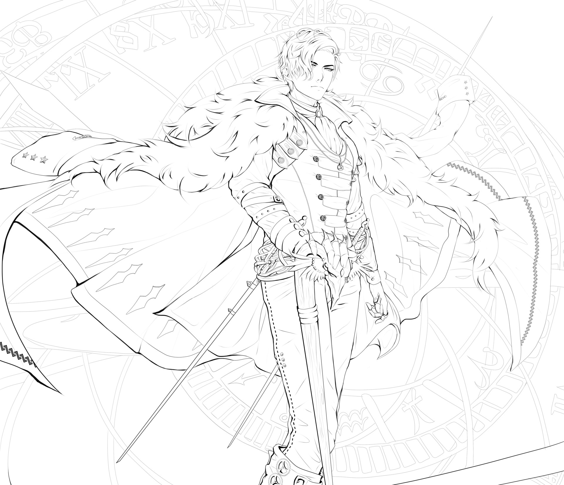 obey me coloring pages