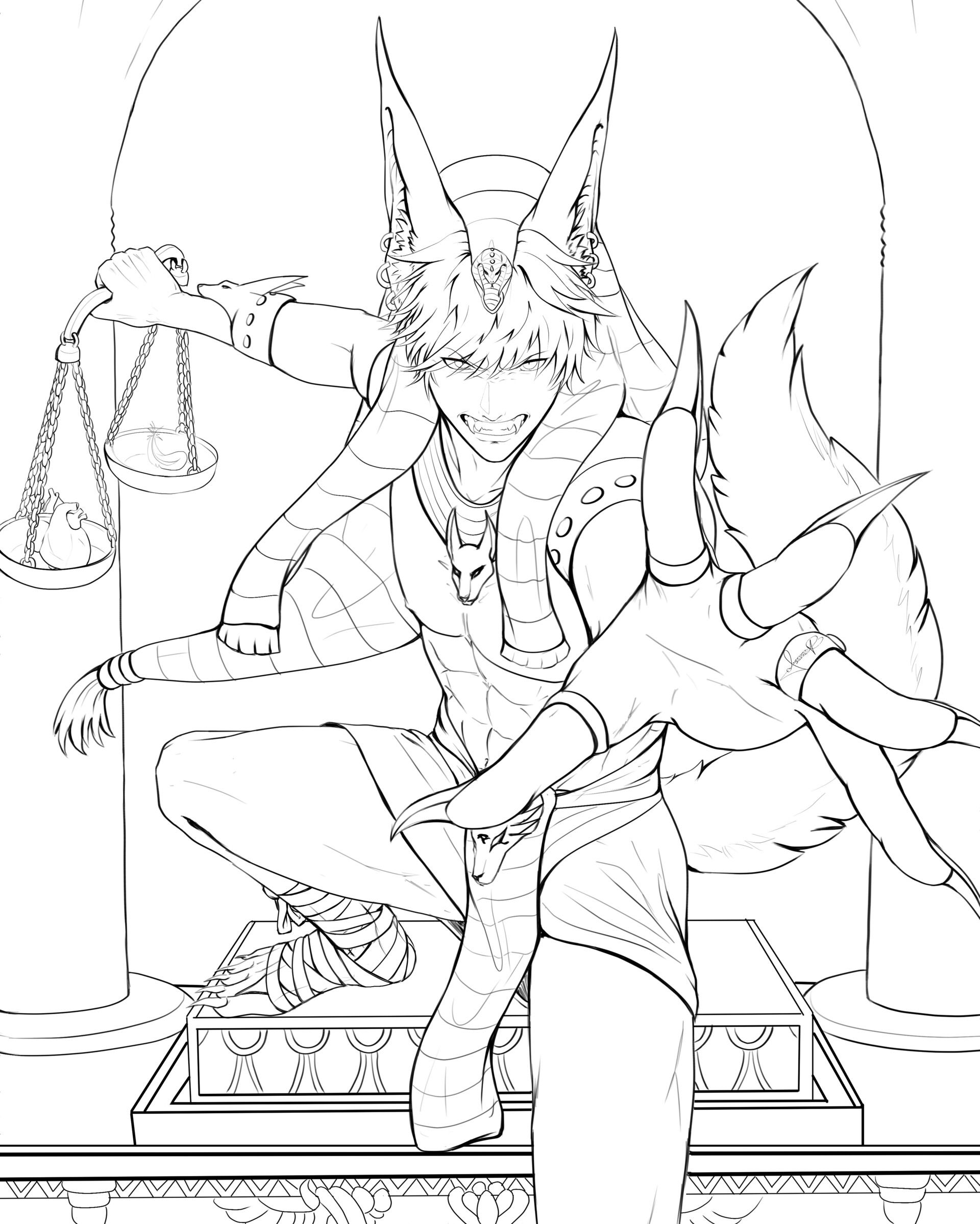 obey me coloring pages