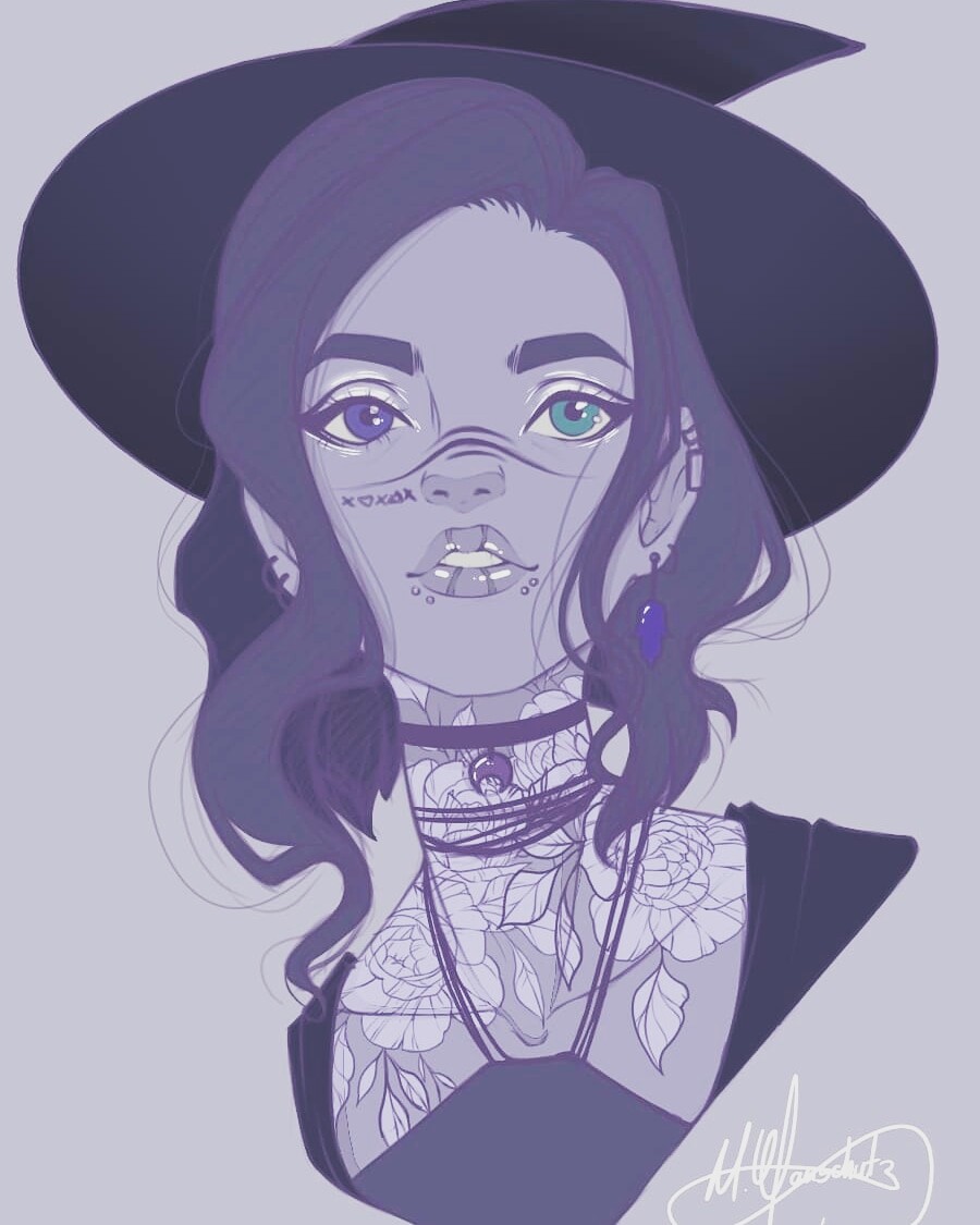 ArtStation - Witch flower