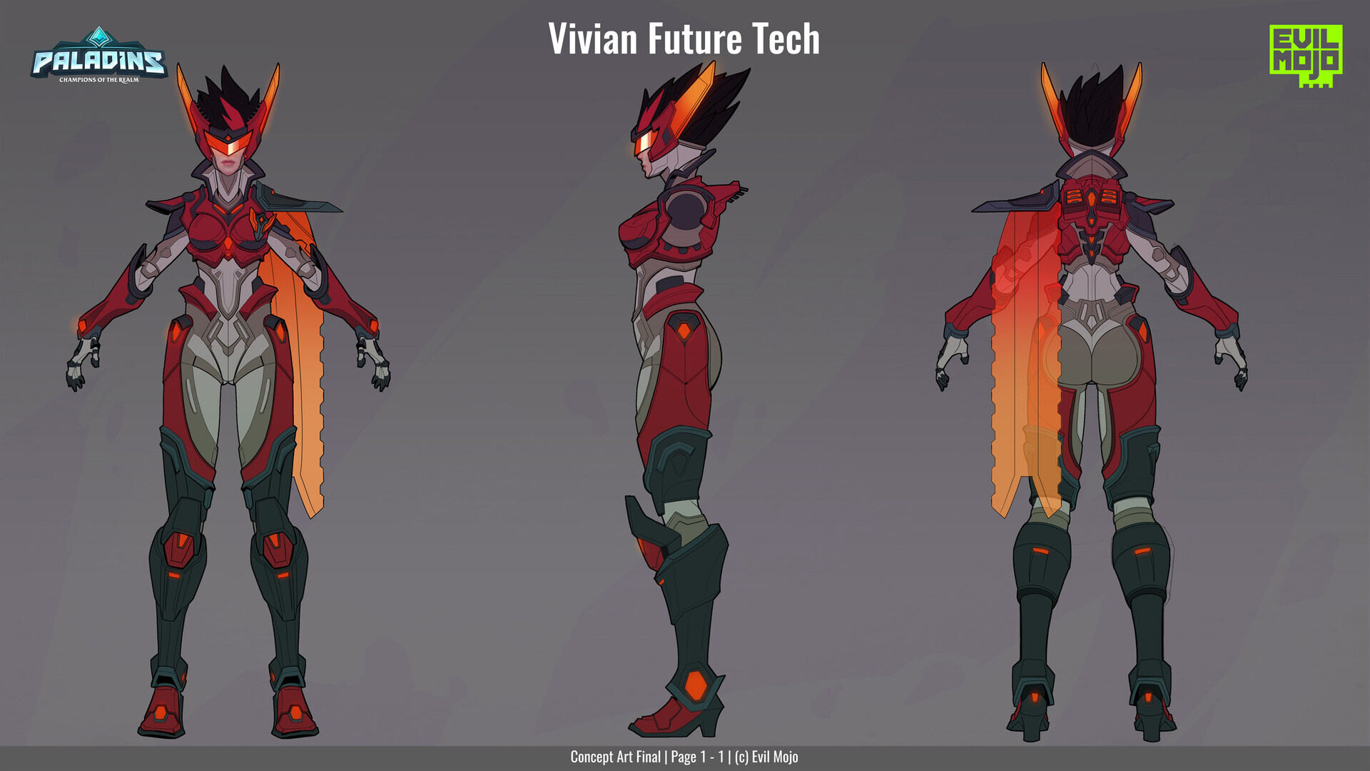 ArtStation - Paladins: Vivian Omega skin