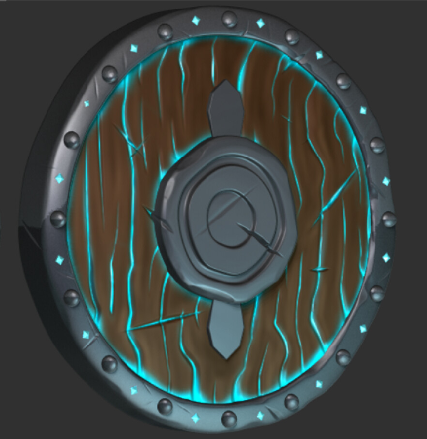 ArtStation - Enchanted shield - Concept art, Alberto Lopez Hernandez