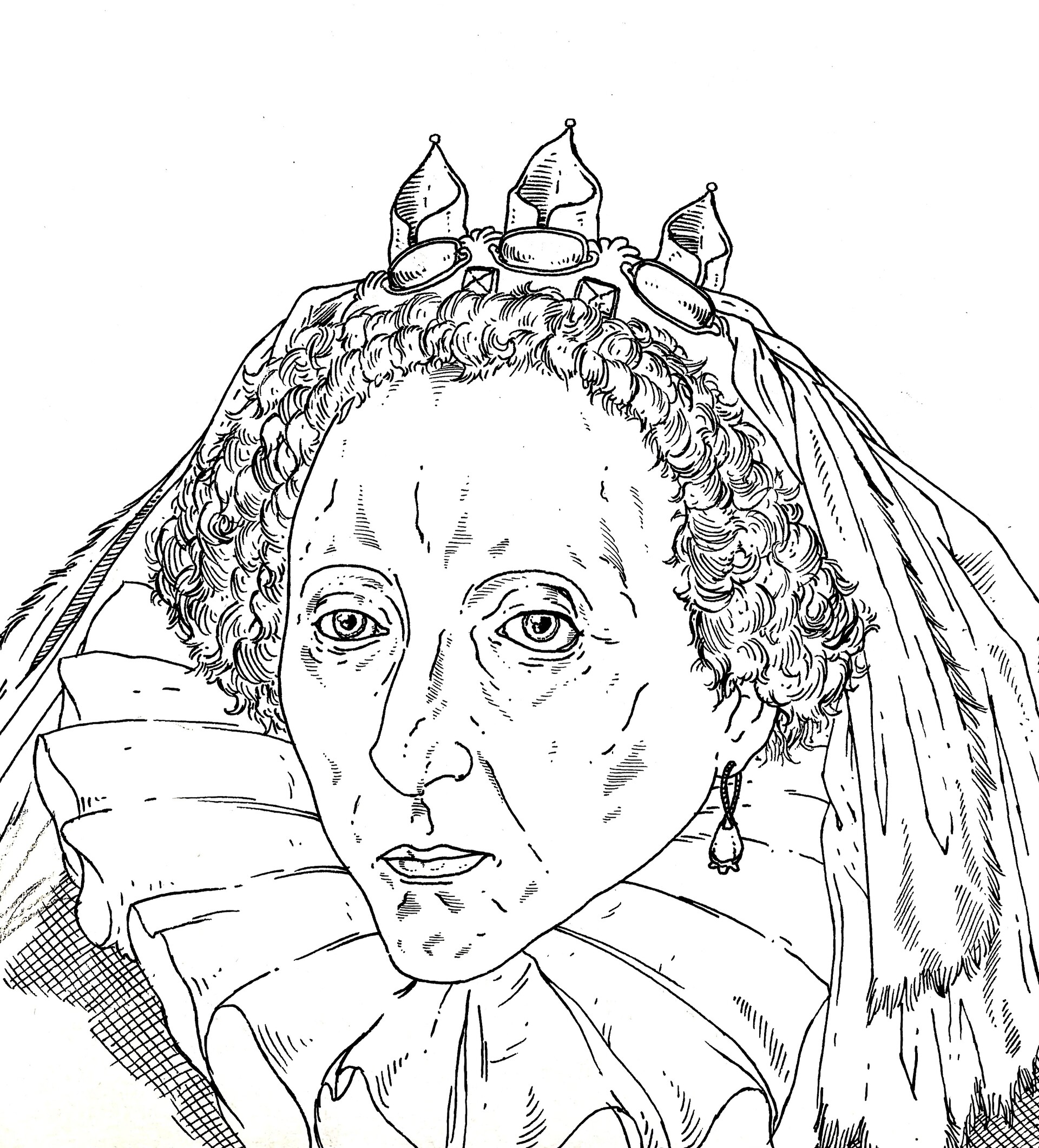 ArtStation - Elizabeth I - page from colonial India project