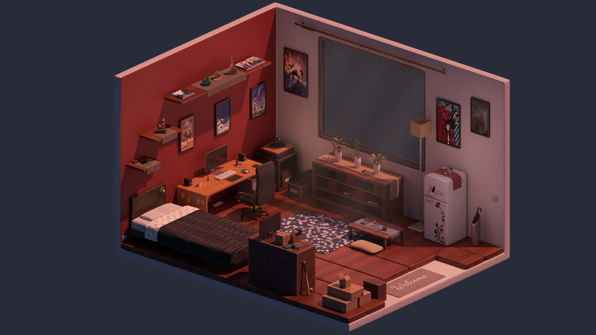 ArtStation - Comfy Room