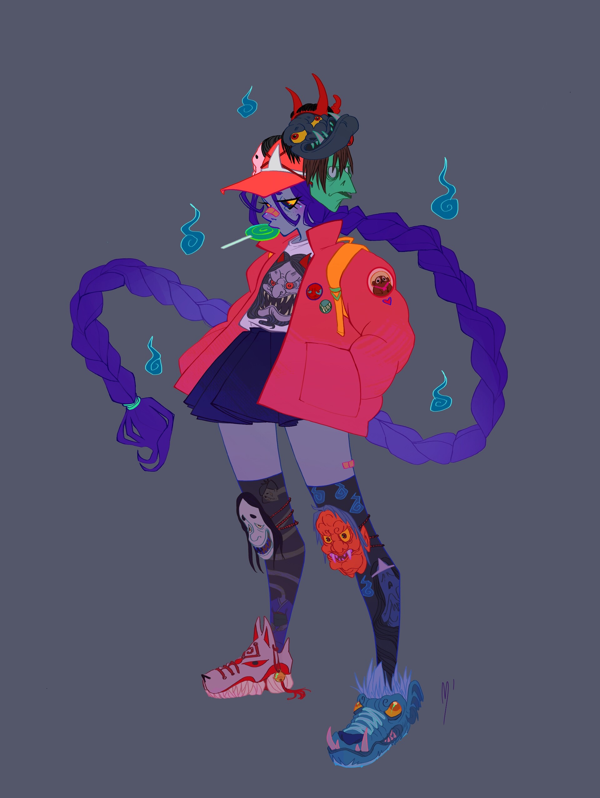 ArtStation - Yokai | CharaDesignChallenge | October 2020