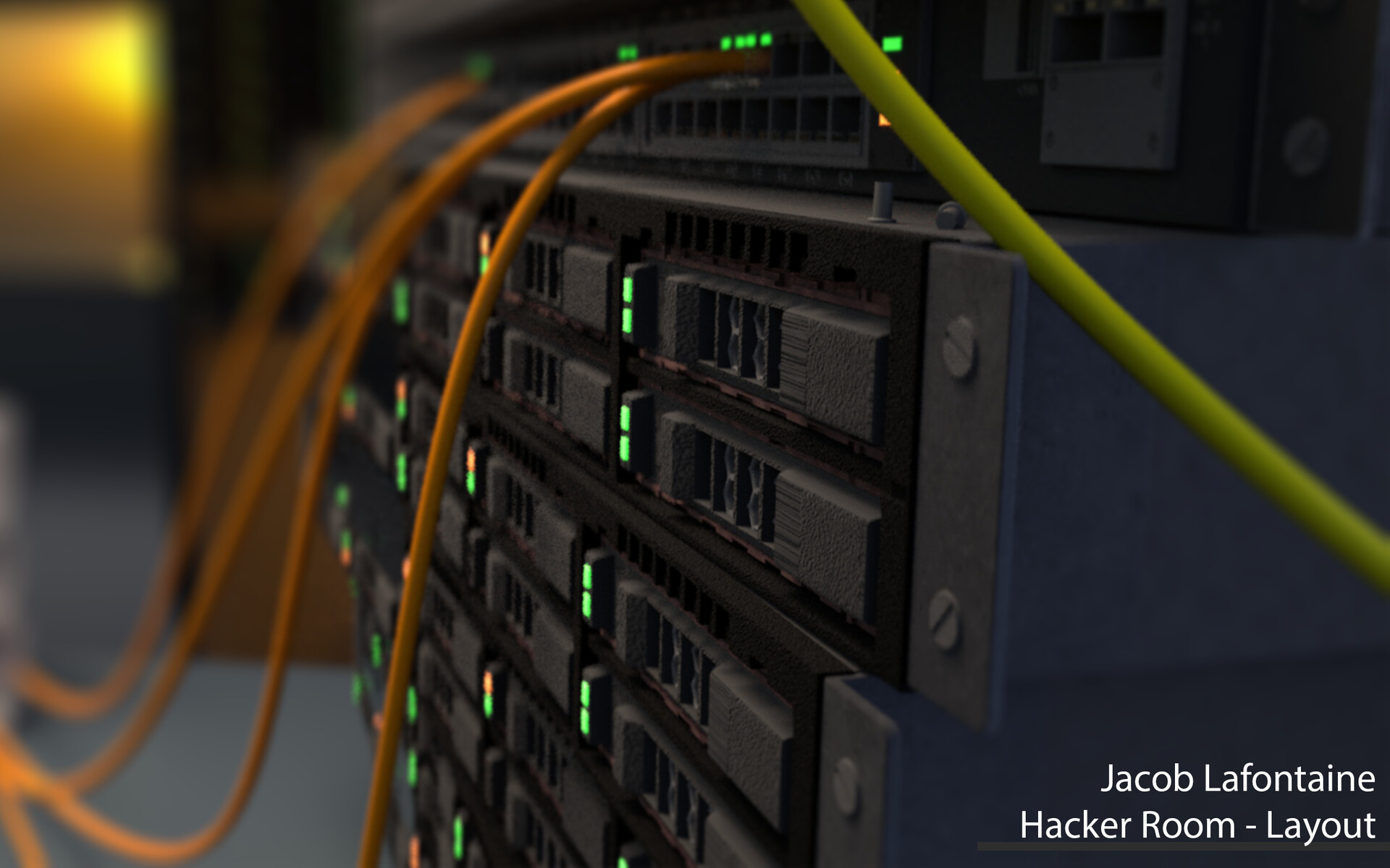 ArtStation - Hacker Room