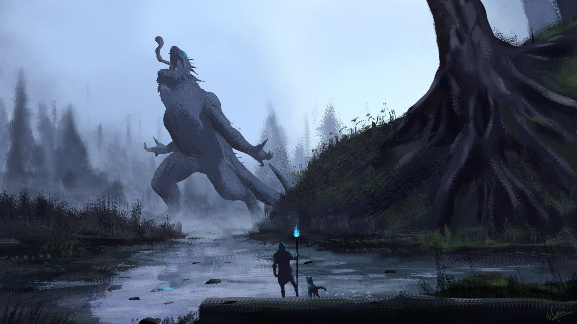 ArtStation - "Omnious" day 30