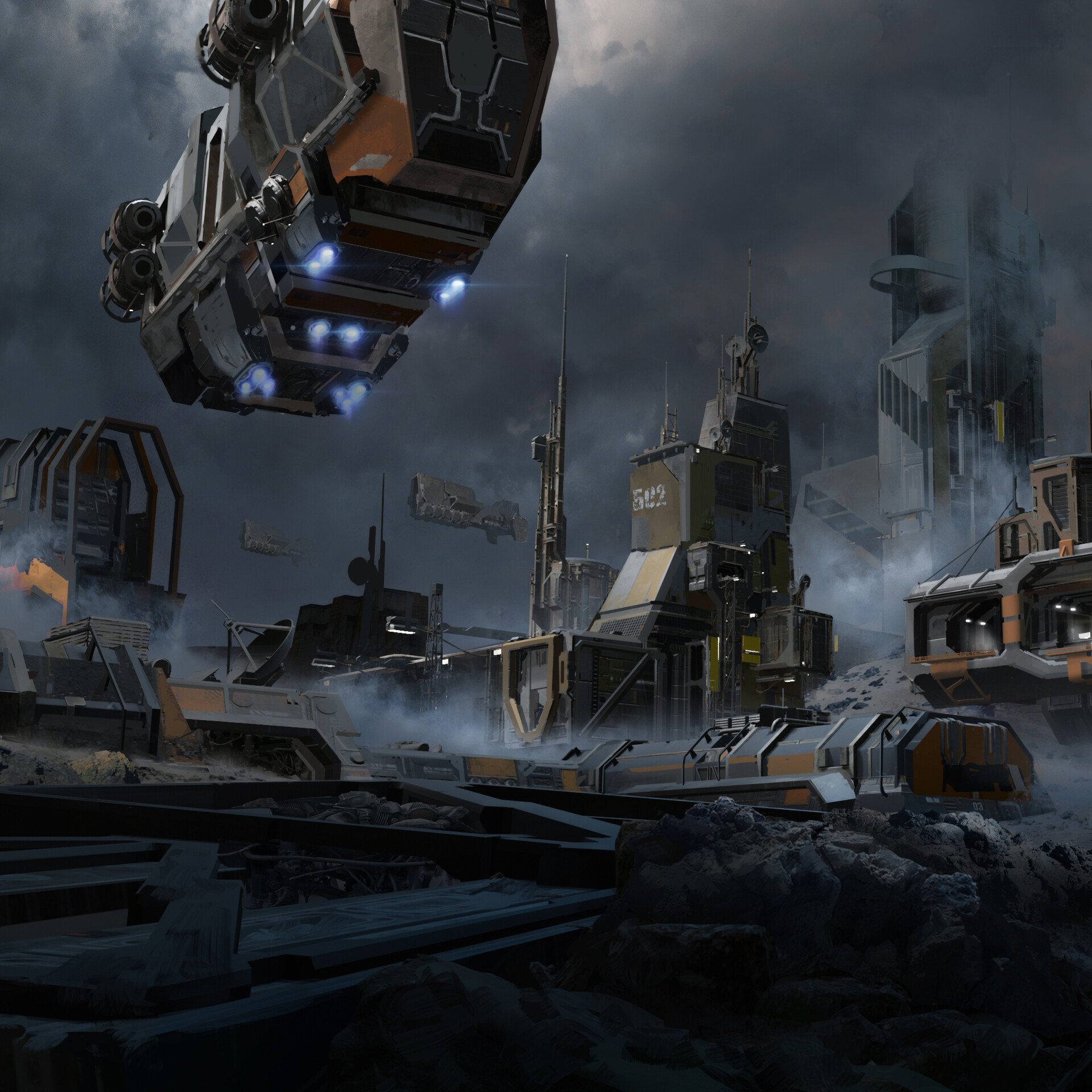 Marat Zakirov - Wasteland monument V