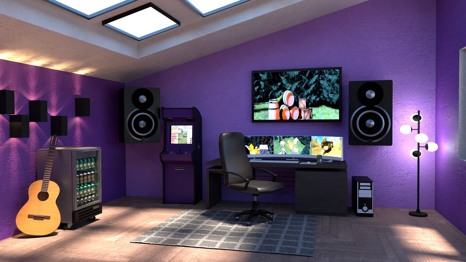 ArtStation - Game Room - Class Project