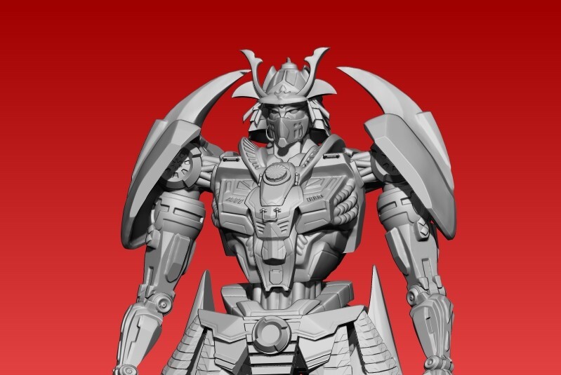 ArtStation - Samurai Mecha Original 3d Model