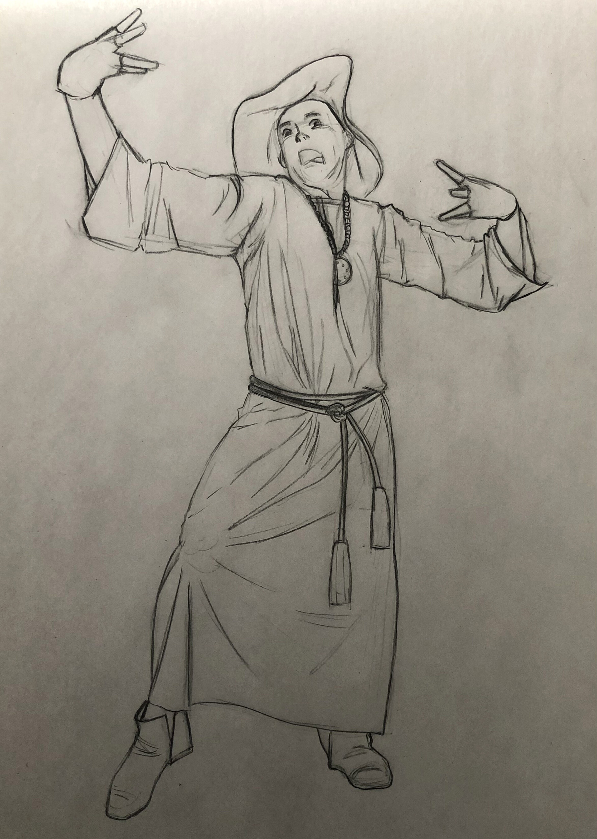 ArtStation - 25-min Sketch: Dynamic Pose #1