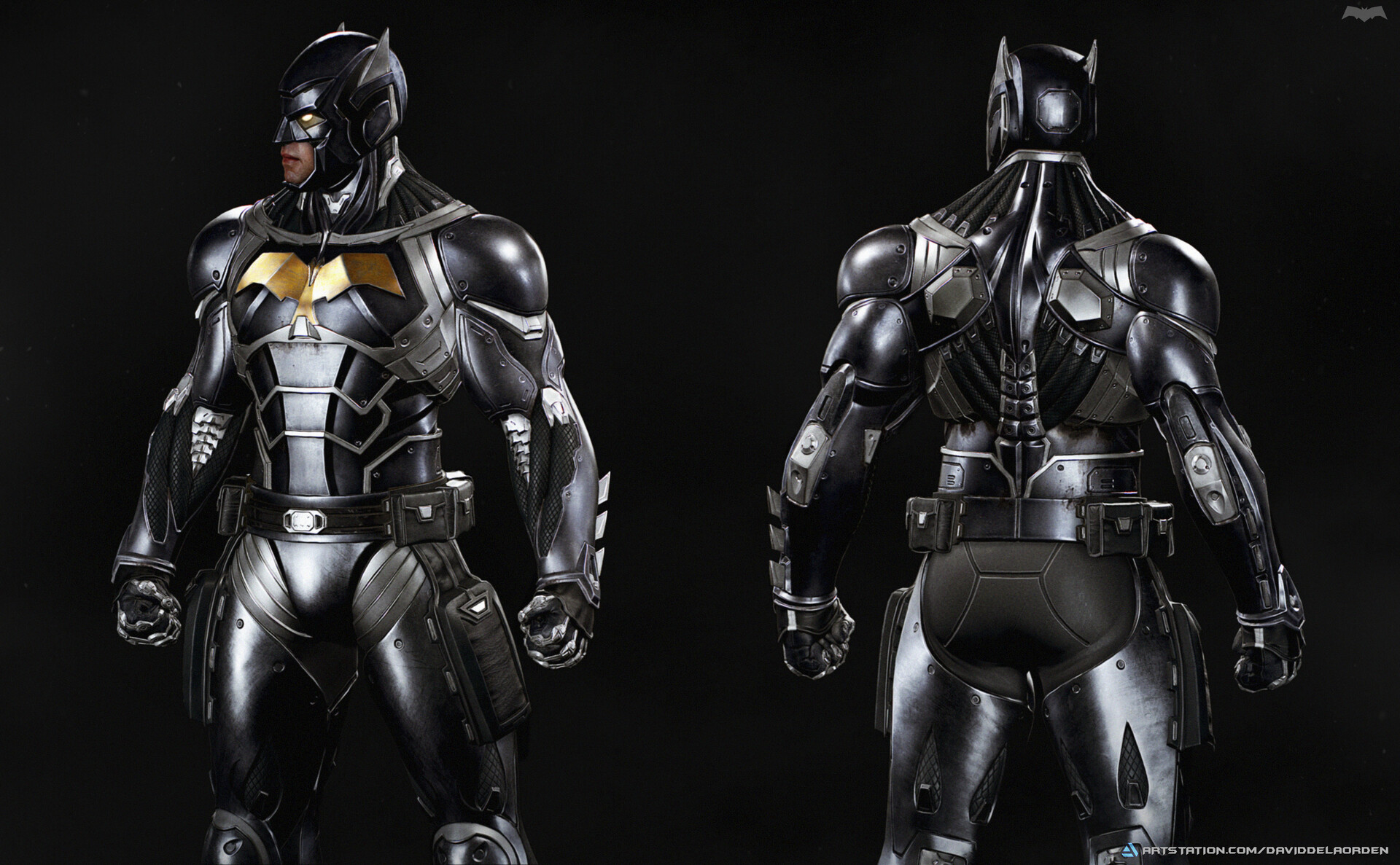 Arte Conceptual De La Armadura De Batman