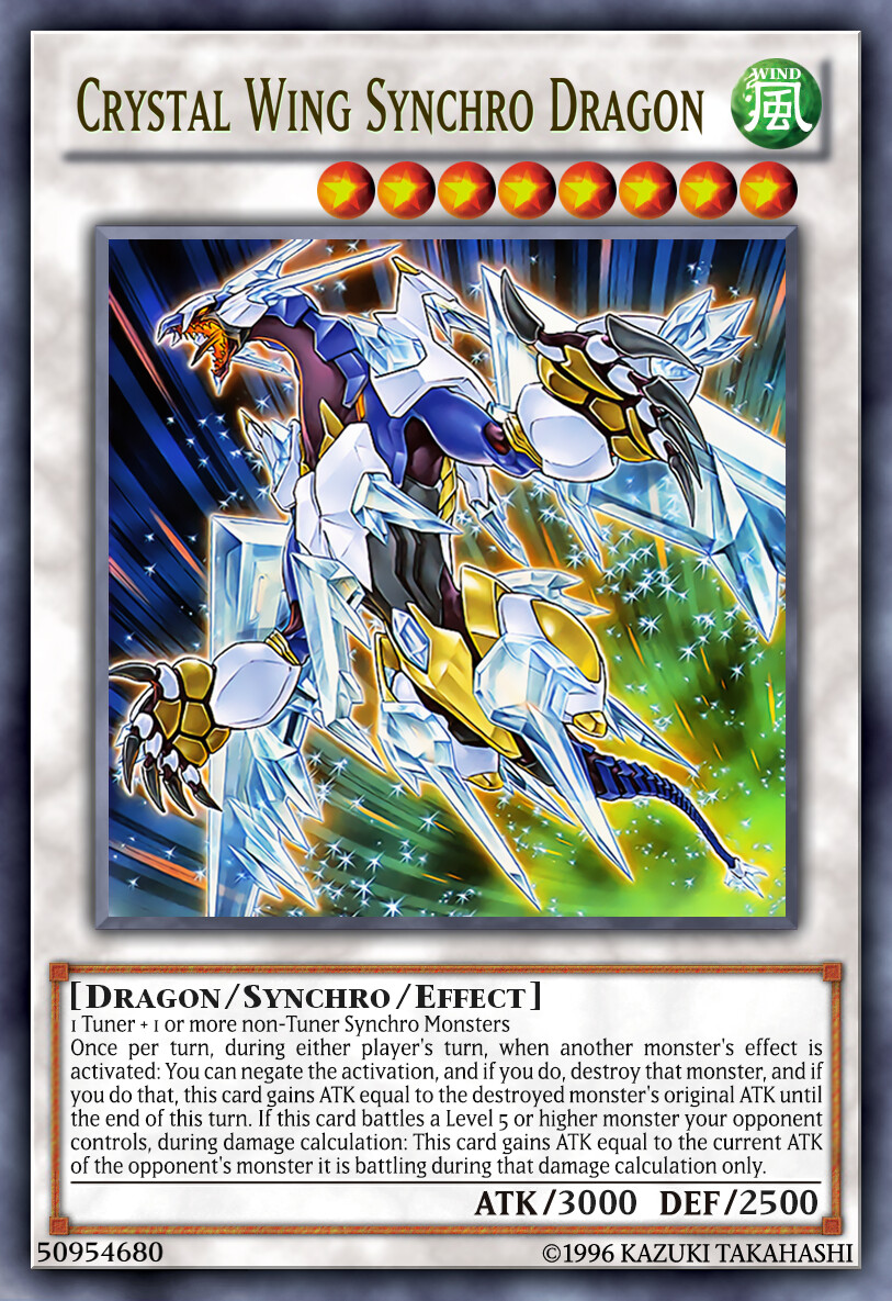 ArtStation - Crystal Wing Synchro Dragon