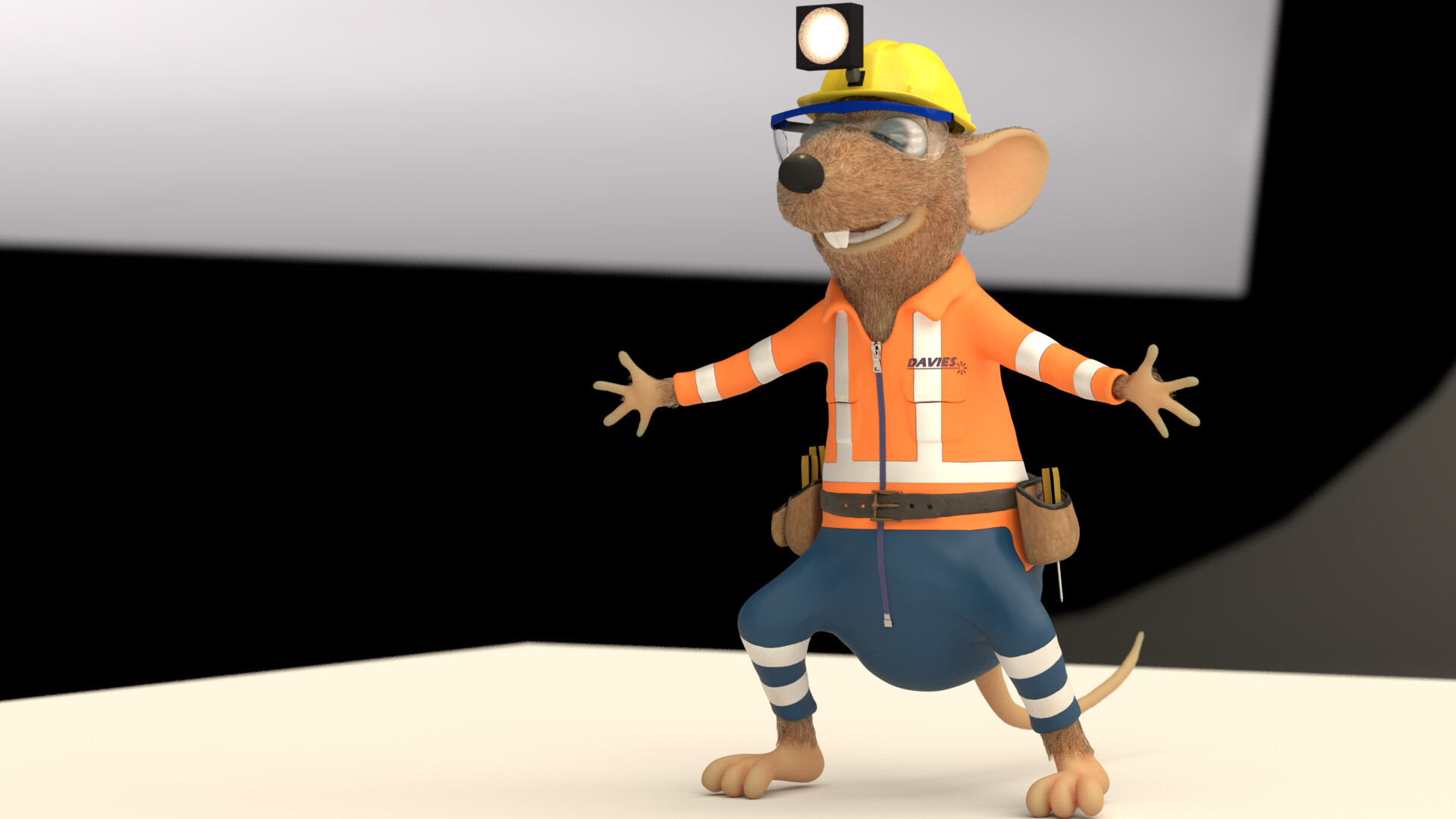 ArtStation - Roger Rat Rigged Character