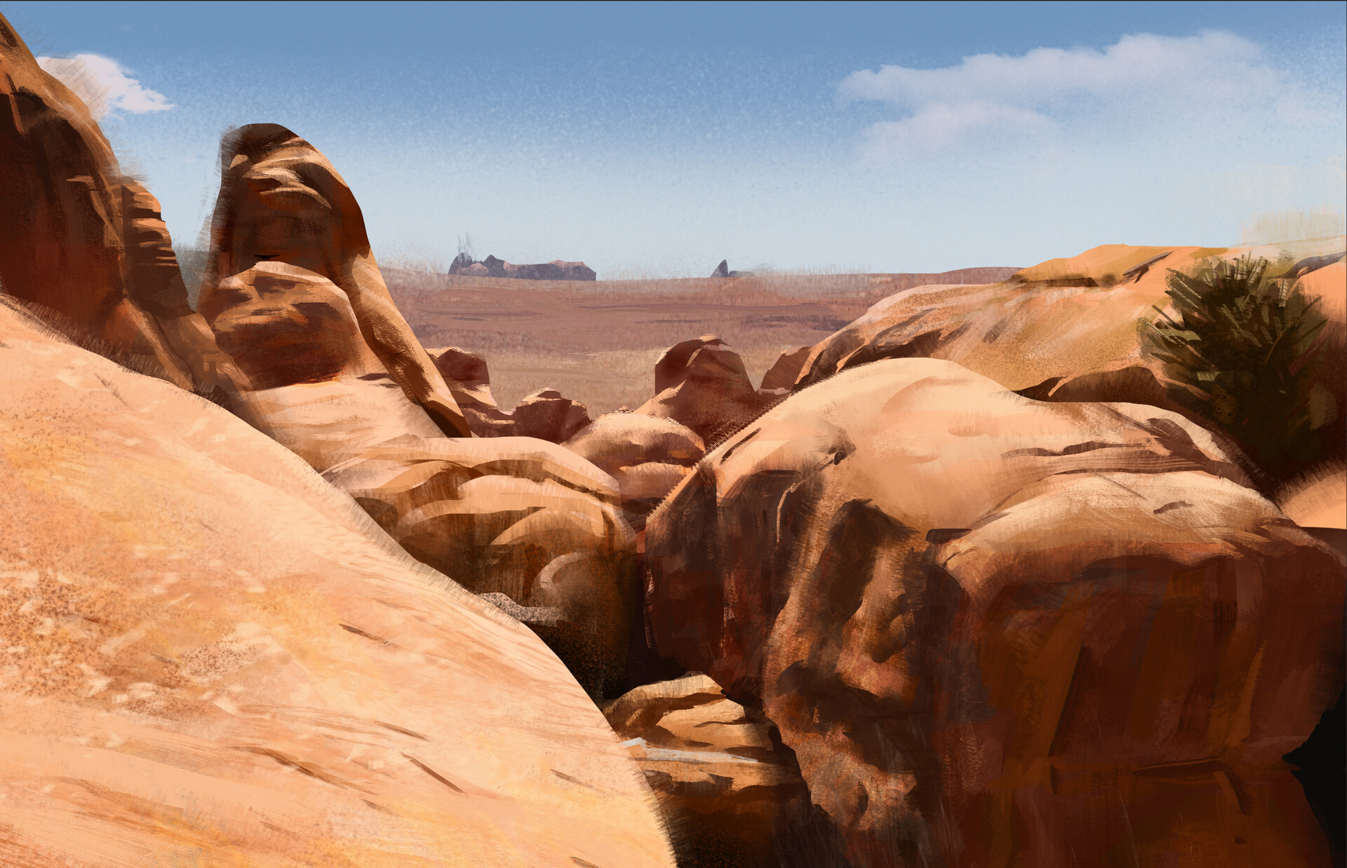 ArtStation - Landscape Studies II