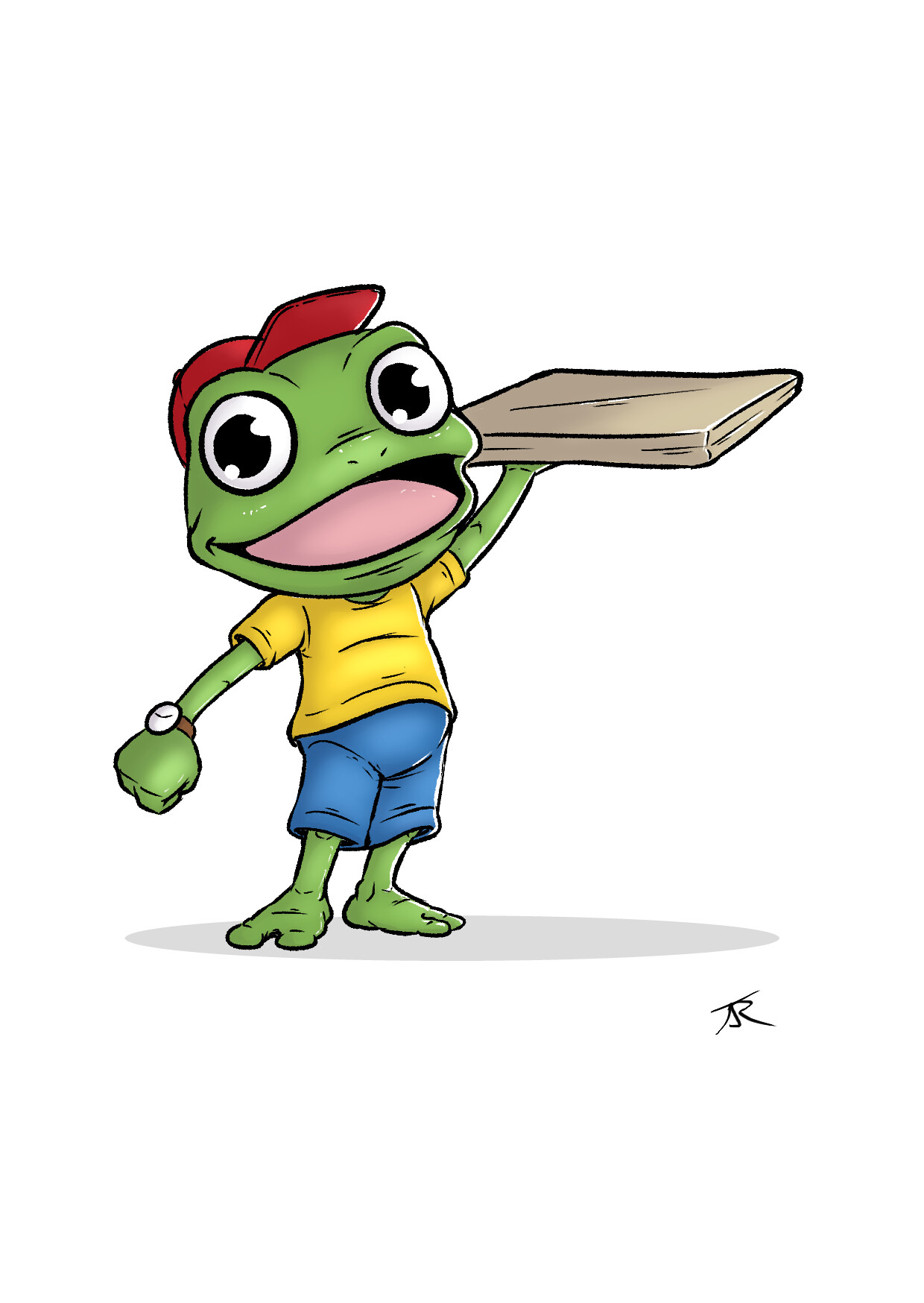 ArtStation - Pizza Delivery Frog