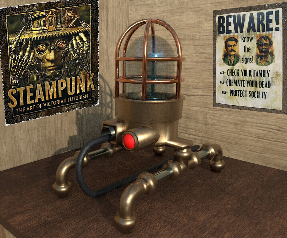ArtStation - Steam Punk Light