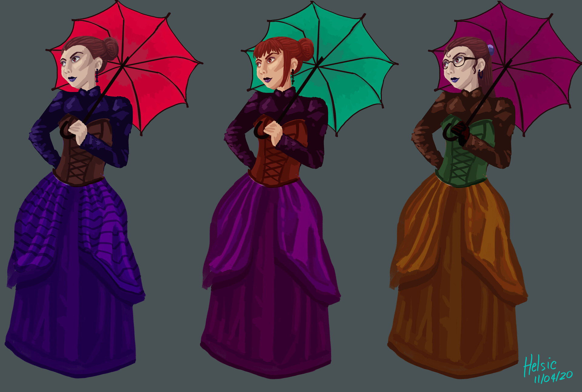ArtStation - Victorian Lady concept art