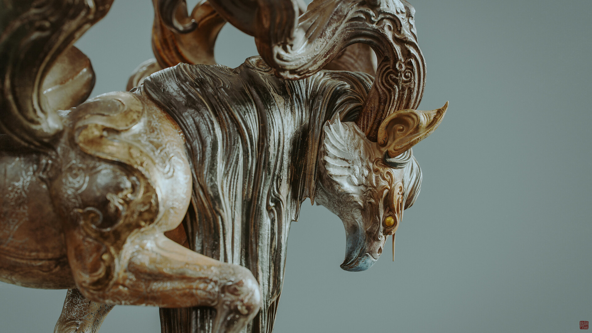 Zhelong's art - Fei Lian飞廉