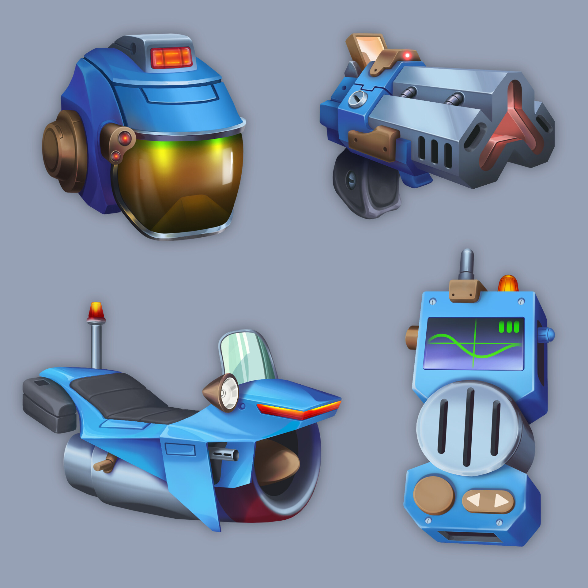 ArtStation - Icon set for game.
