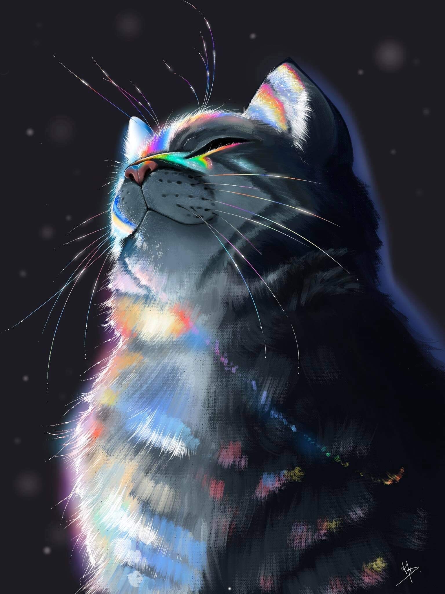 ArtStation - Rainbow Cat
