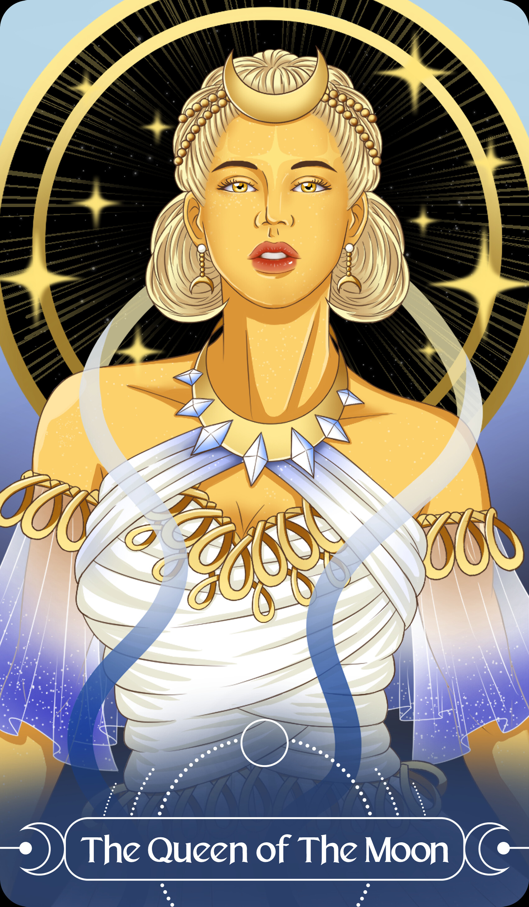 ArtStation - Into The Orbit Of The Moon Oracle / The Queen of The Moon