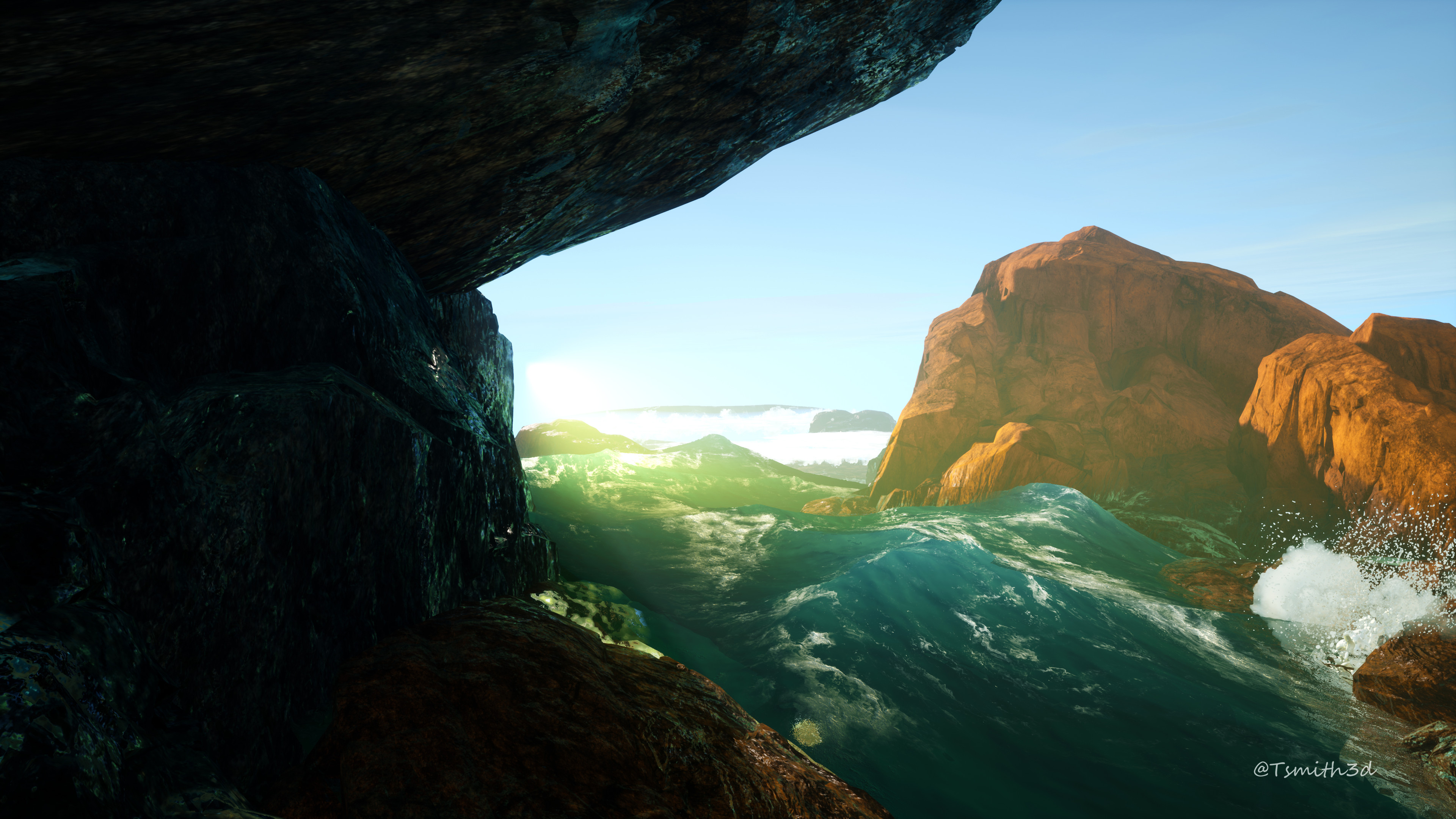 Tyler Smith - Tutorial Series Creating a Realistic Ocean in UE4 Renders