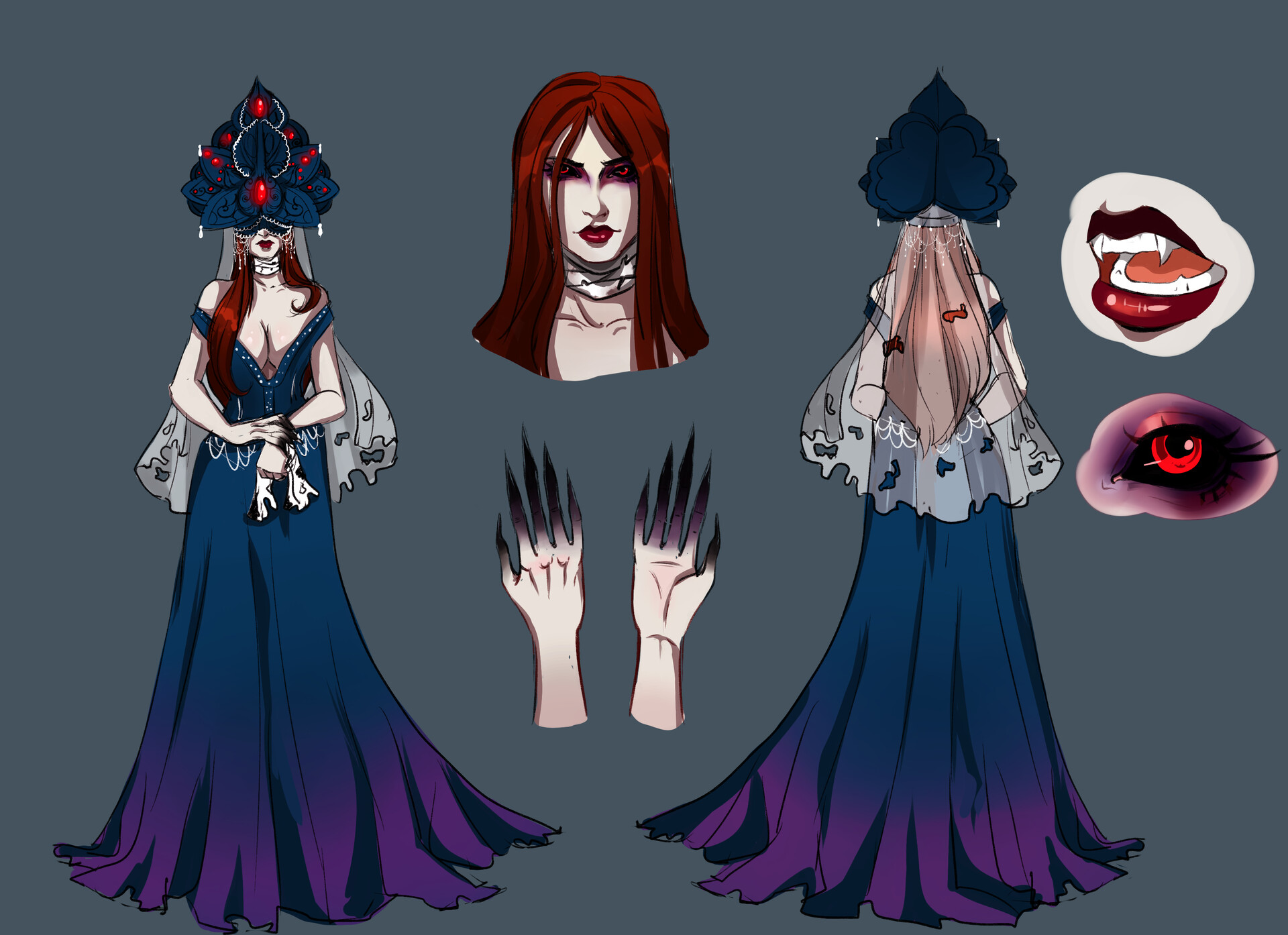 ArtStation - dark maiden OC