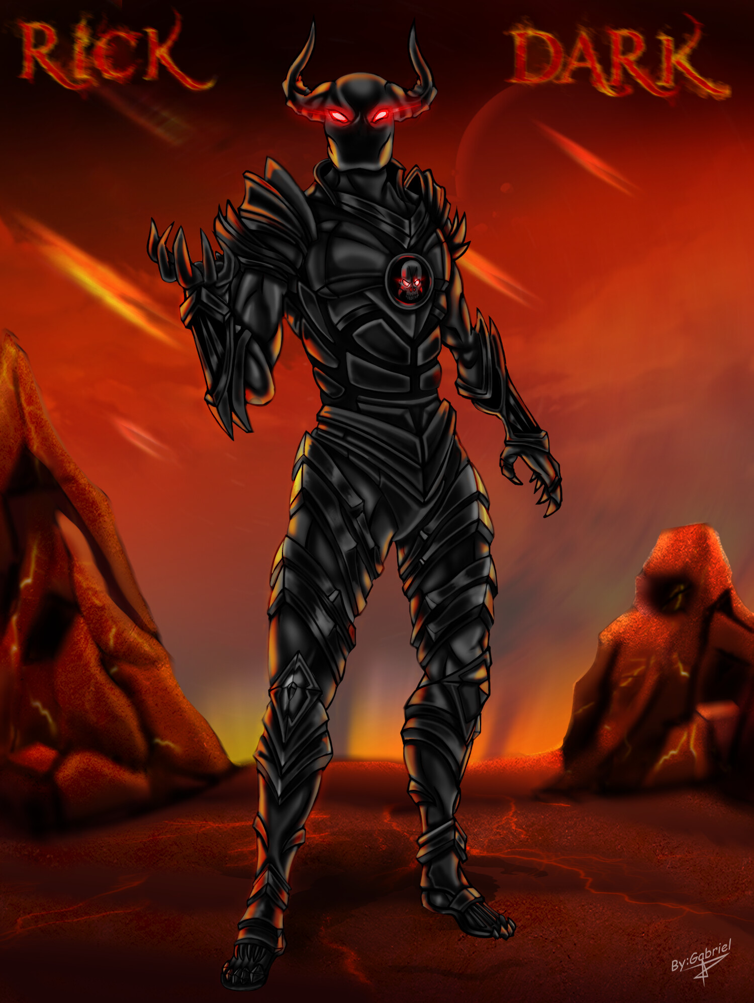 ArtStation - AQW 'Evolved Shadow of Nulgath' Fanart Rick DK