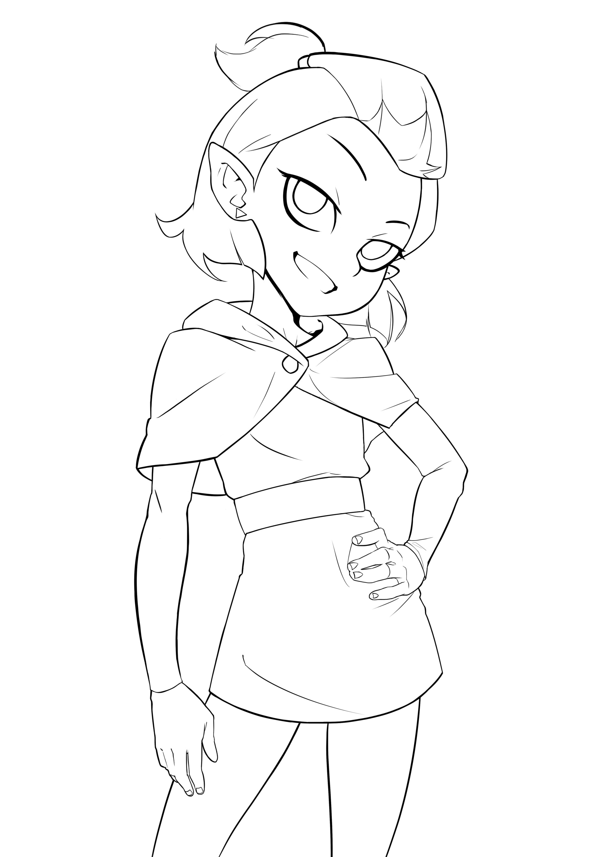 the owl house coloring pages amity