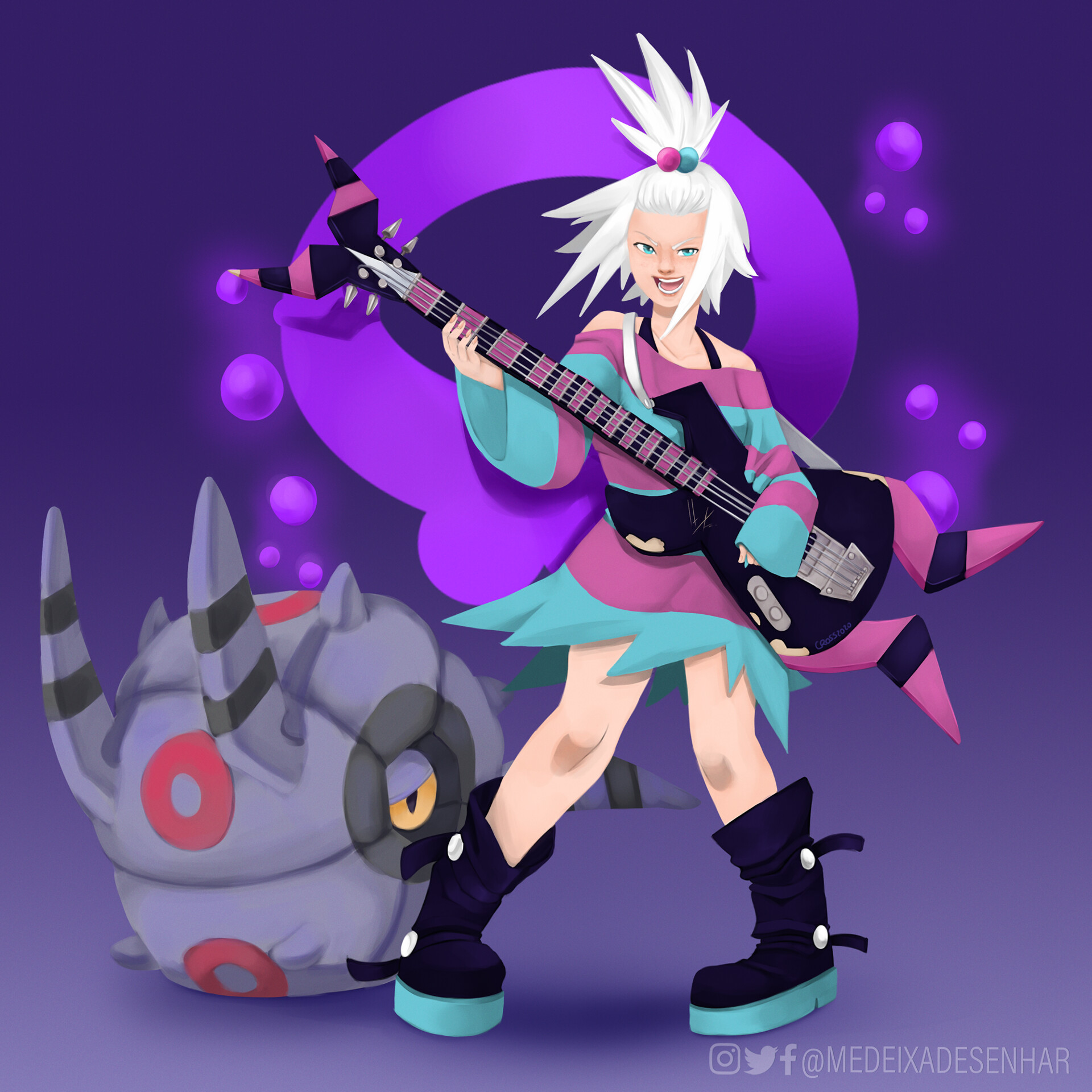 ArtStation - Pokémon - Roxie ArtStation - Pokémon - Roxie