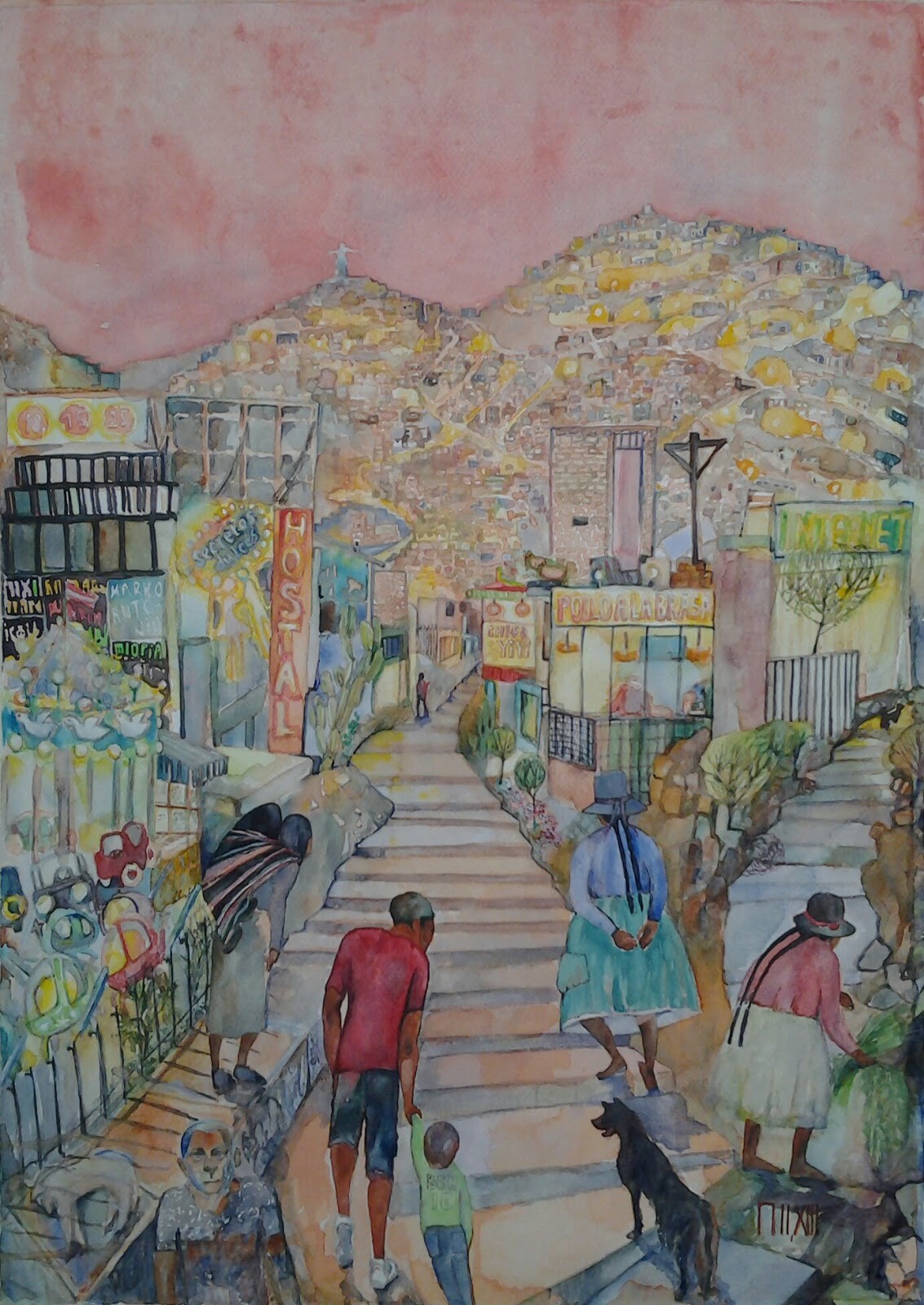 ArtStation - Lima Peru 2013 Watercolor