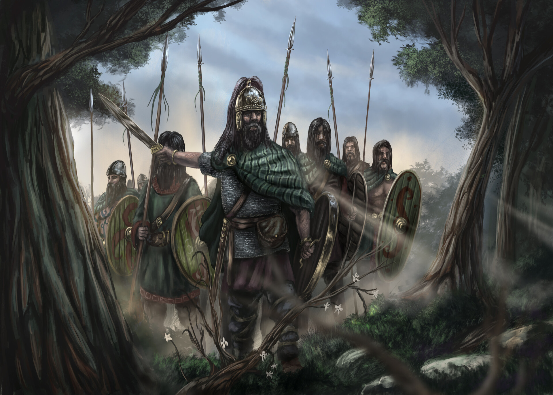 ArtStation - Celtic Cheiftain