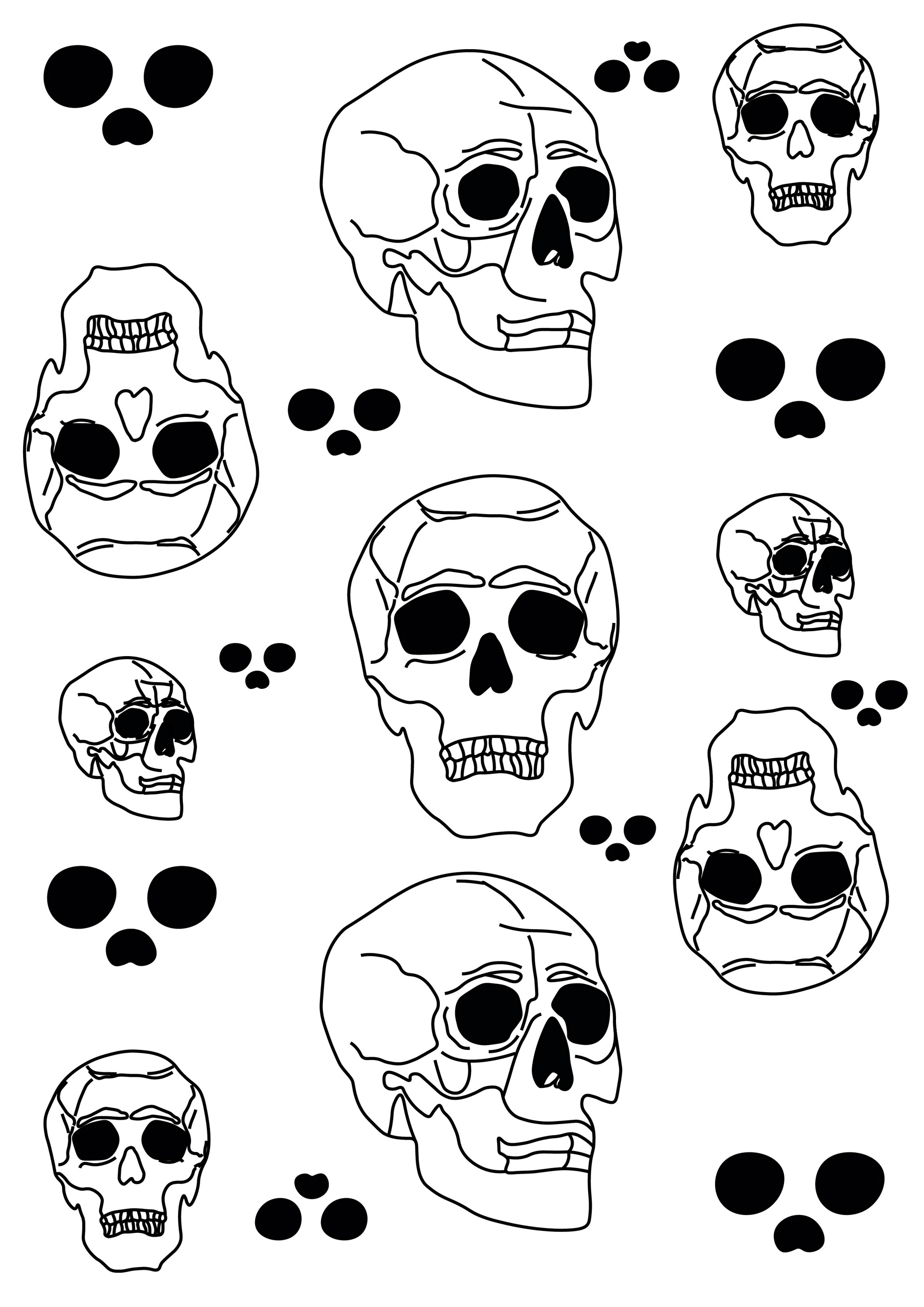 Skull Halloween Clipart
