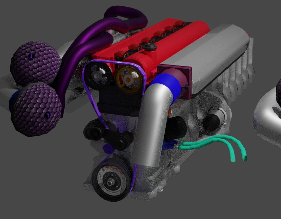 ArtStation - Toyota(Yamaha) 2JZ