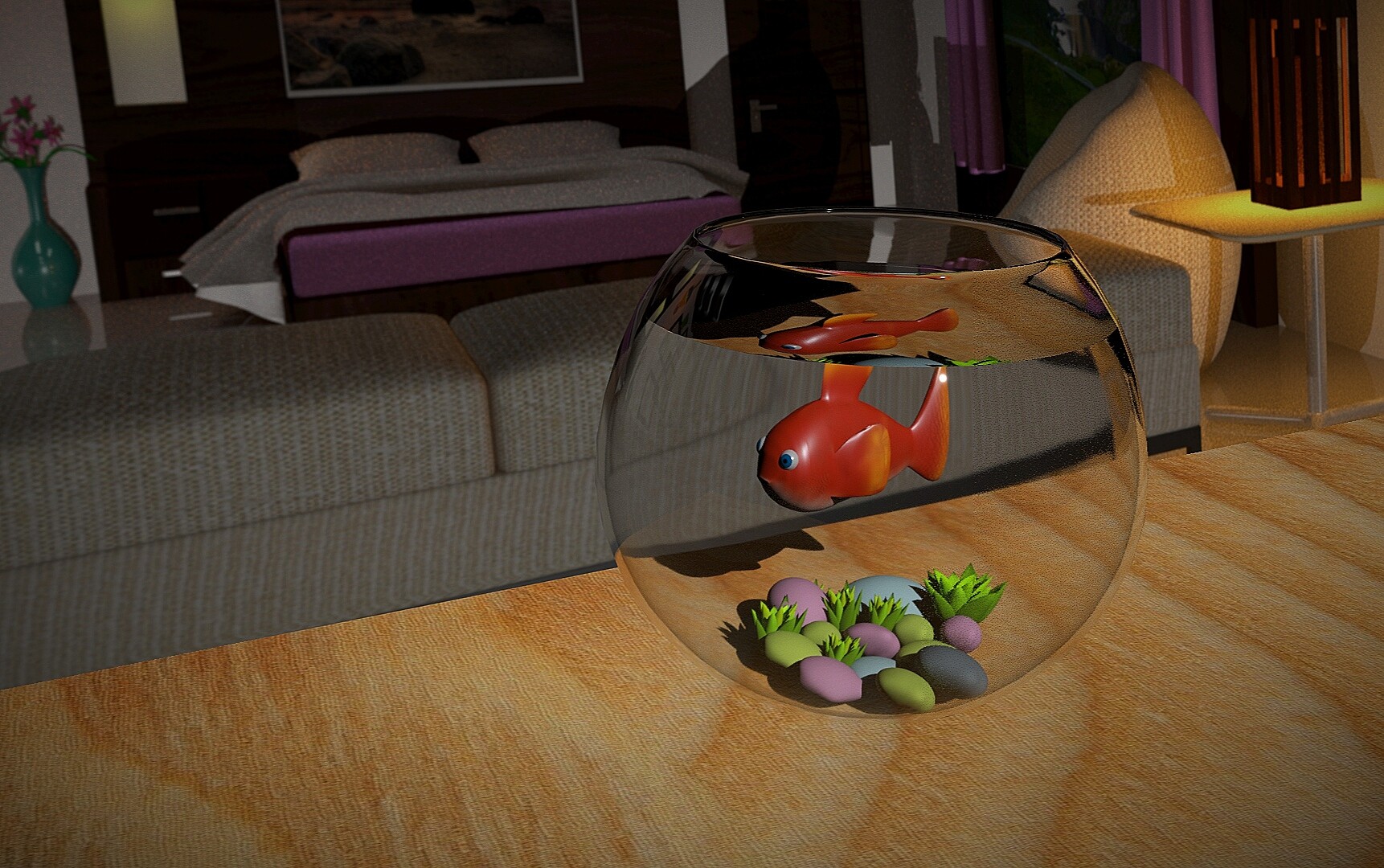 ArtStation - Fish tank