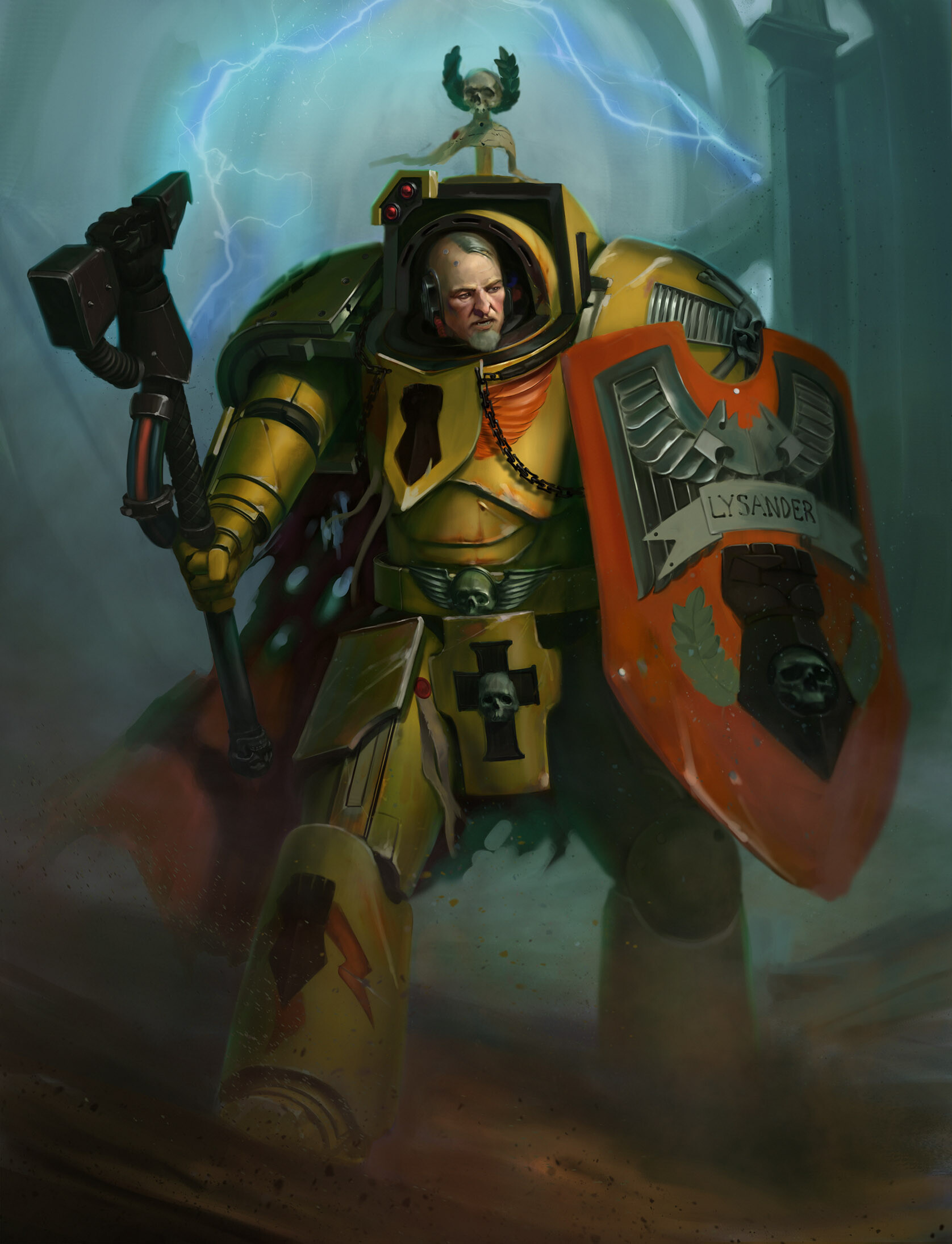 Captain Lysander by Vlad Vadimov : r/ImaginaryWarhammer