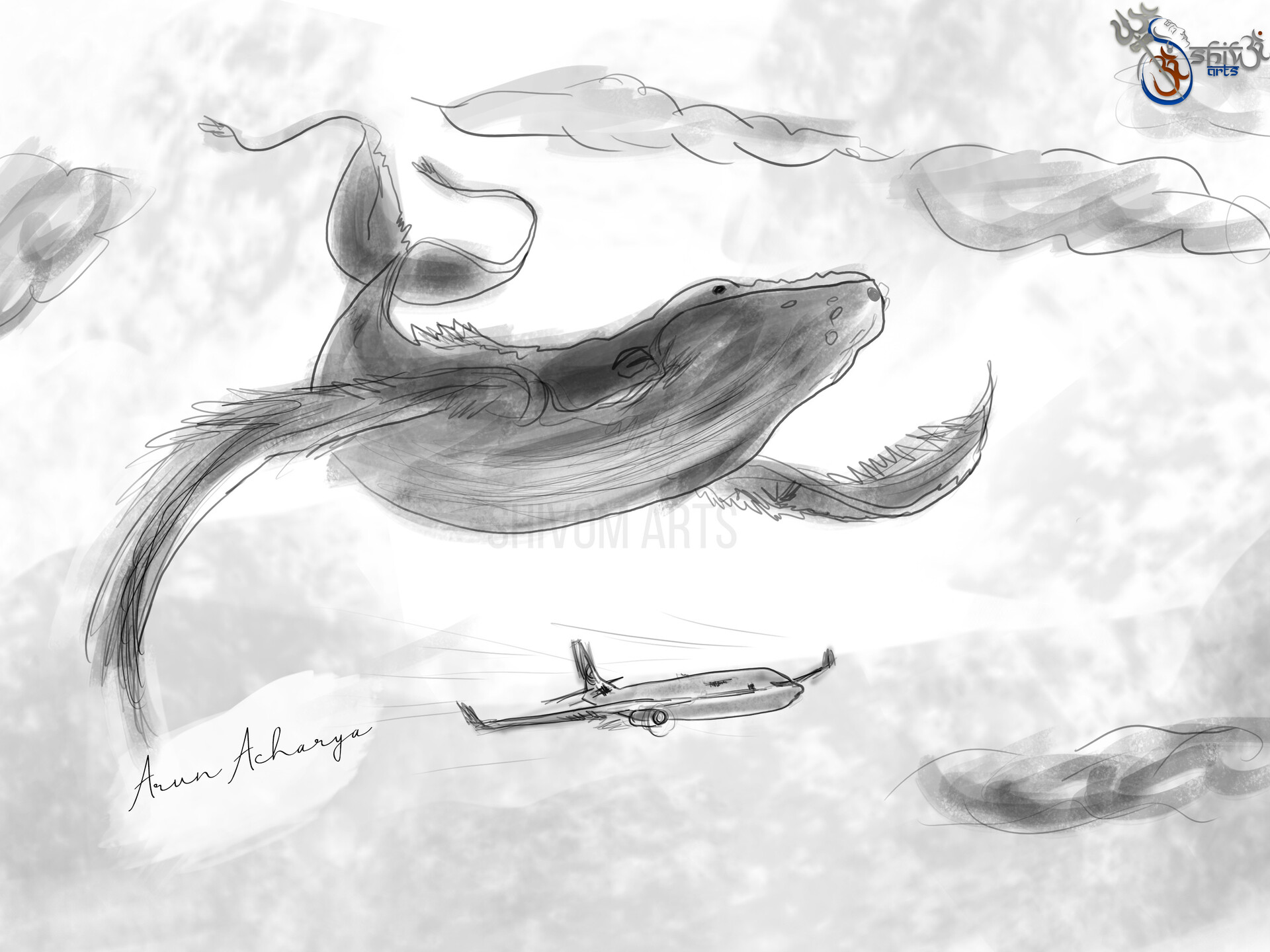 ArtStation - Flying Whale