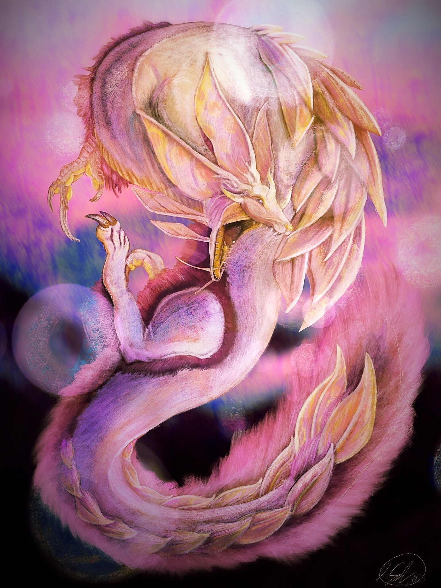 ArtStation - Bubble Fox Wyvern