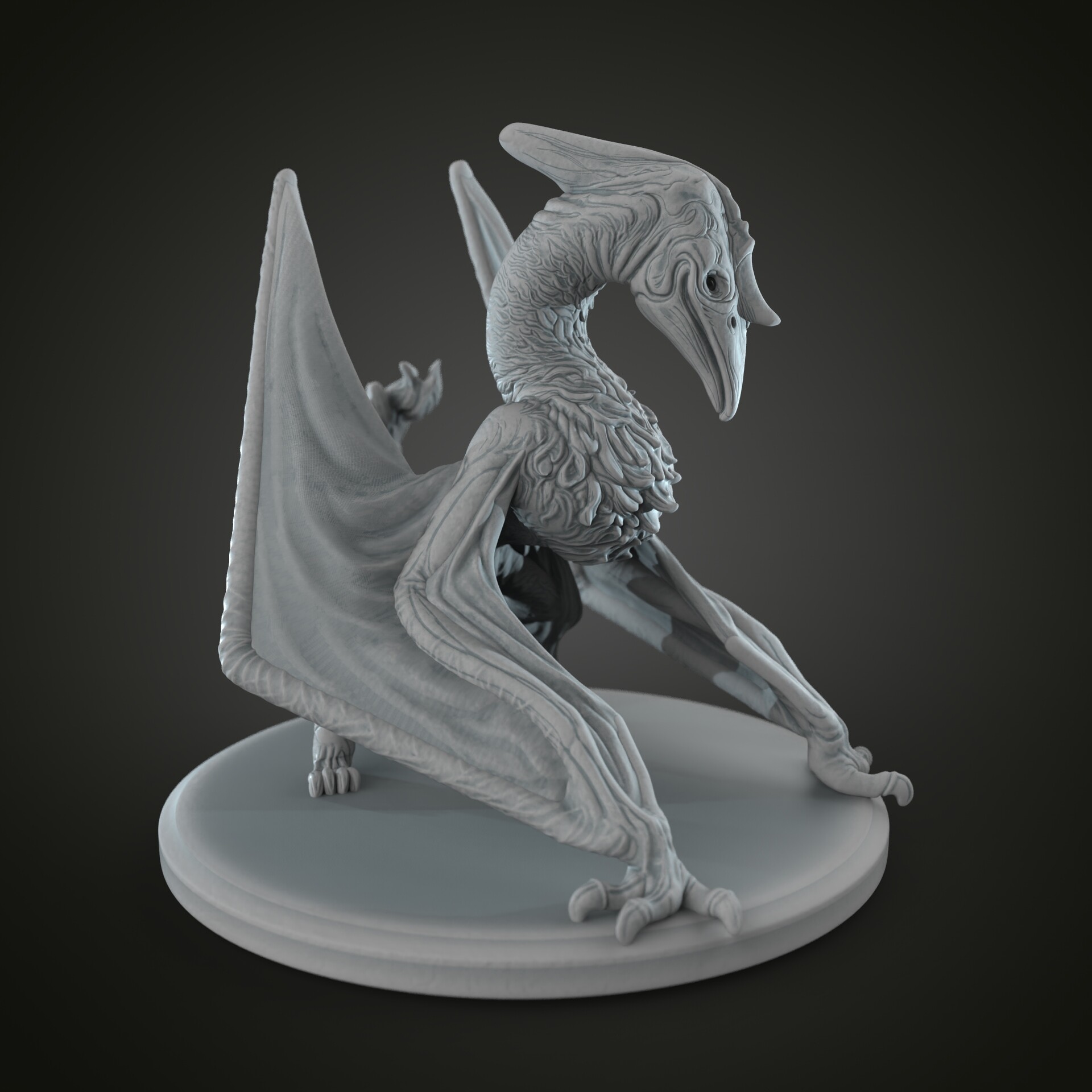 ArtStation - Pterosaur - Miniature