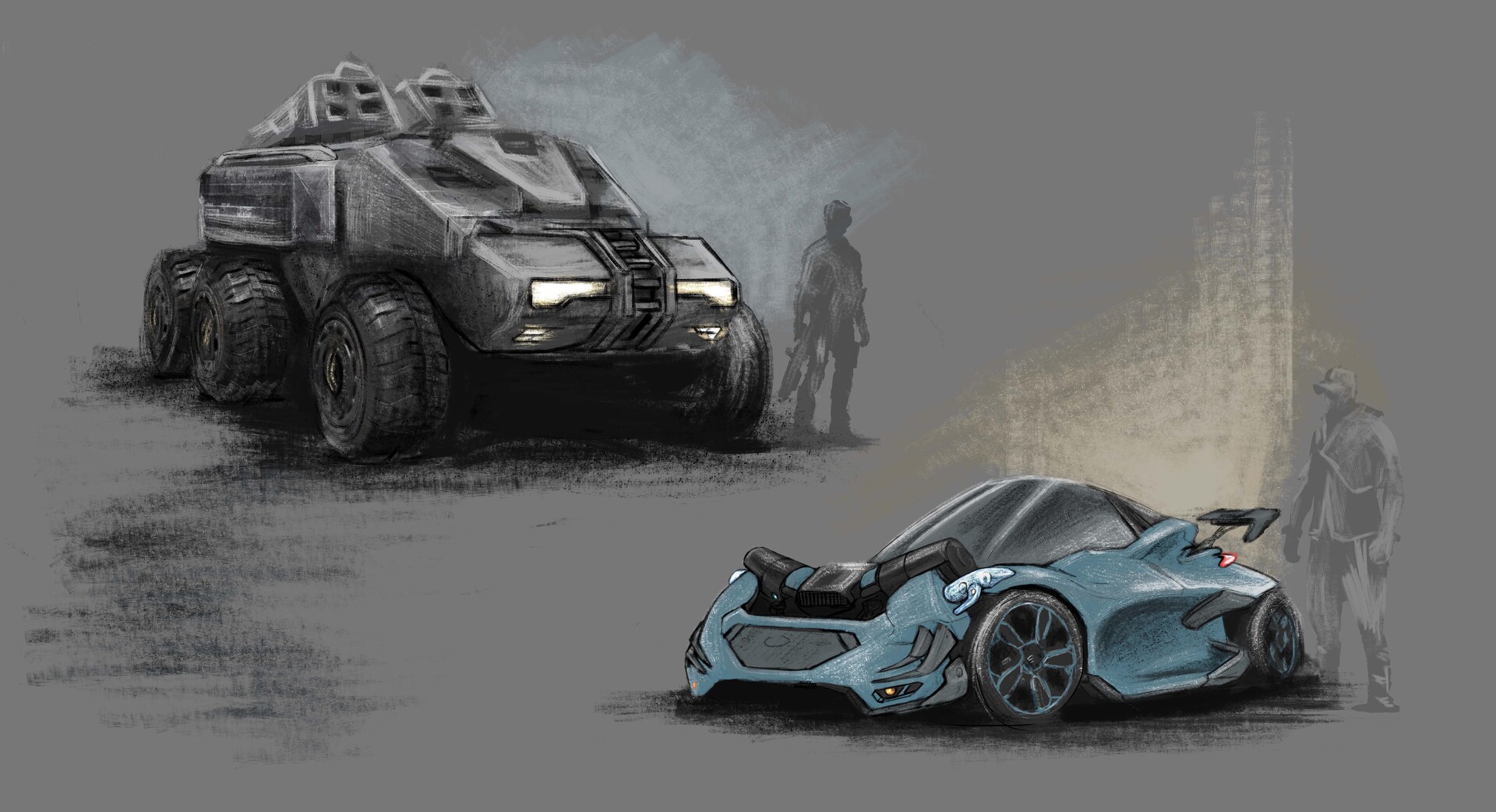 ArtStation - Vehicle thumbnails