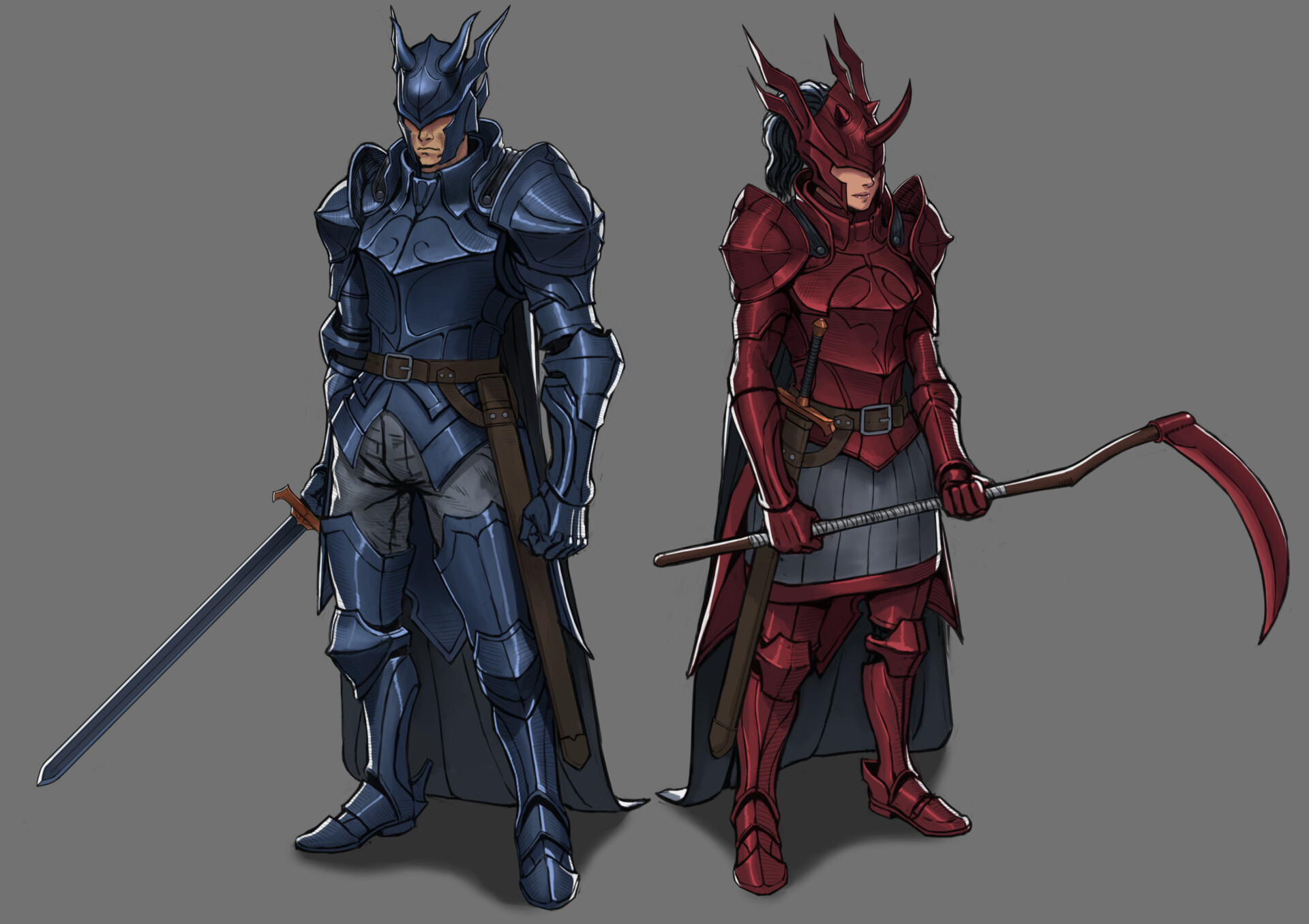 ArtStation - Character Design : Hell Knight.