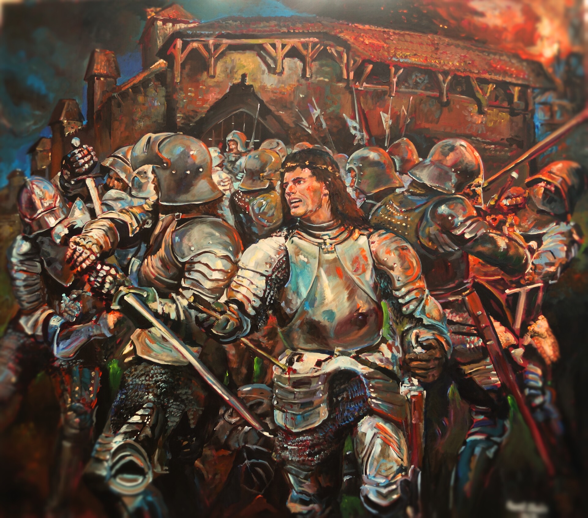 ArtStation - Mathias Rex in battle