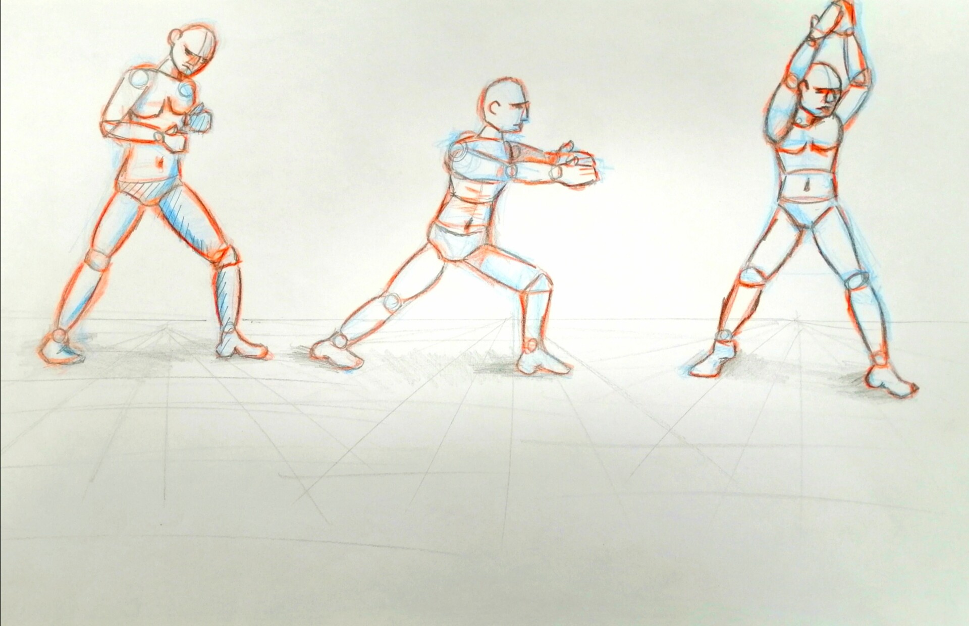 ArtStation - Movement Study - Action Frames